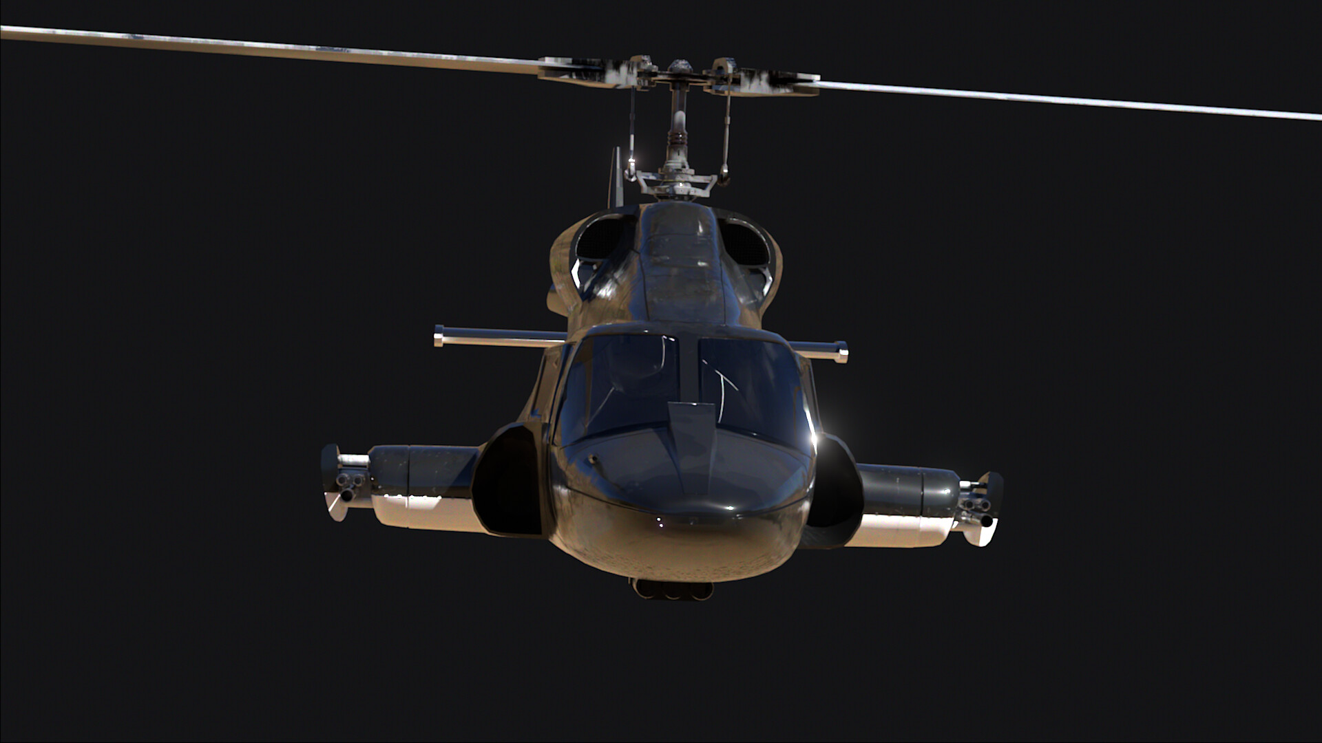 ArtStation - Bell-222a Airwolf Model