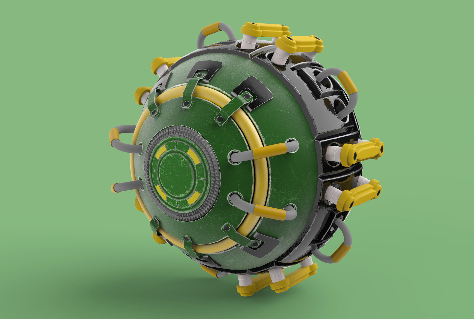 ArtStation - 3D Power Generator Modeling And Texturing.