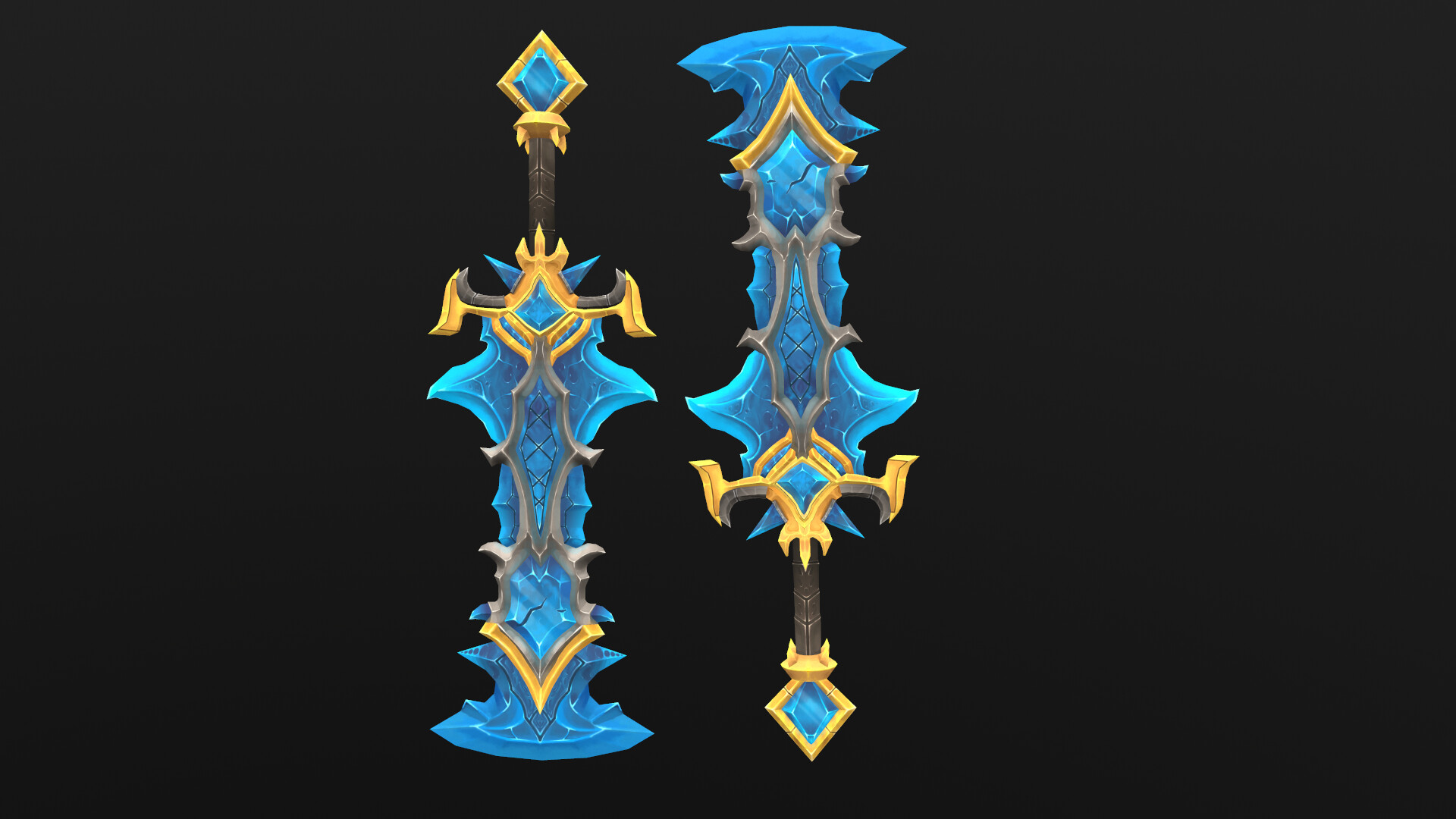 ArtStation - Stylized Ice Sword