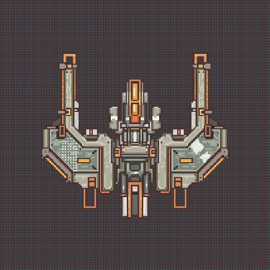 ArtStation - Enemy Modular Ship for E.M.T.E game