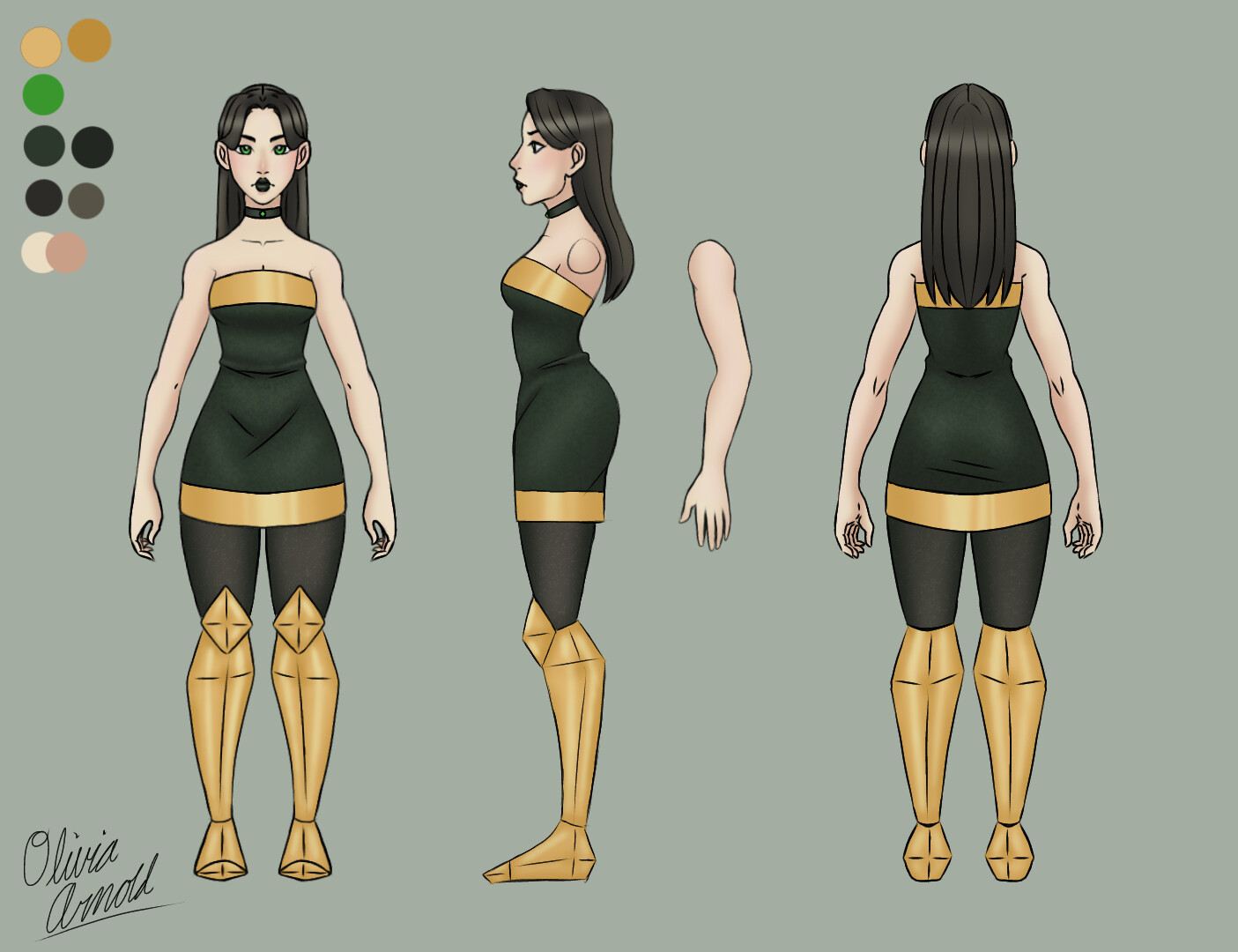 ArtStation - Stylized Female Character Sheet