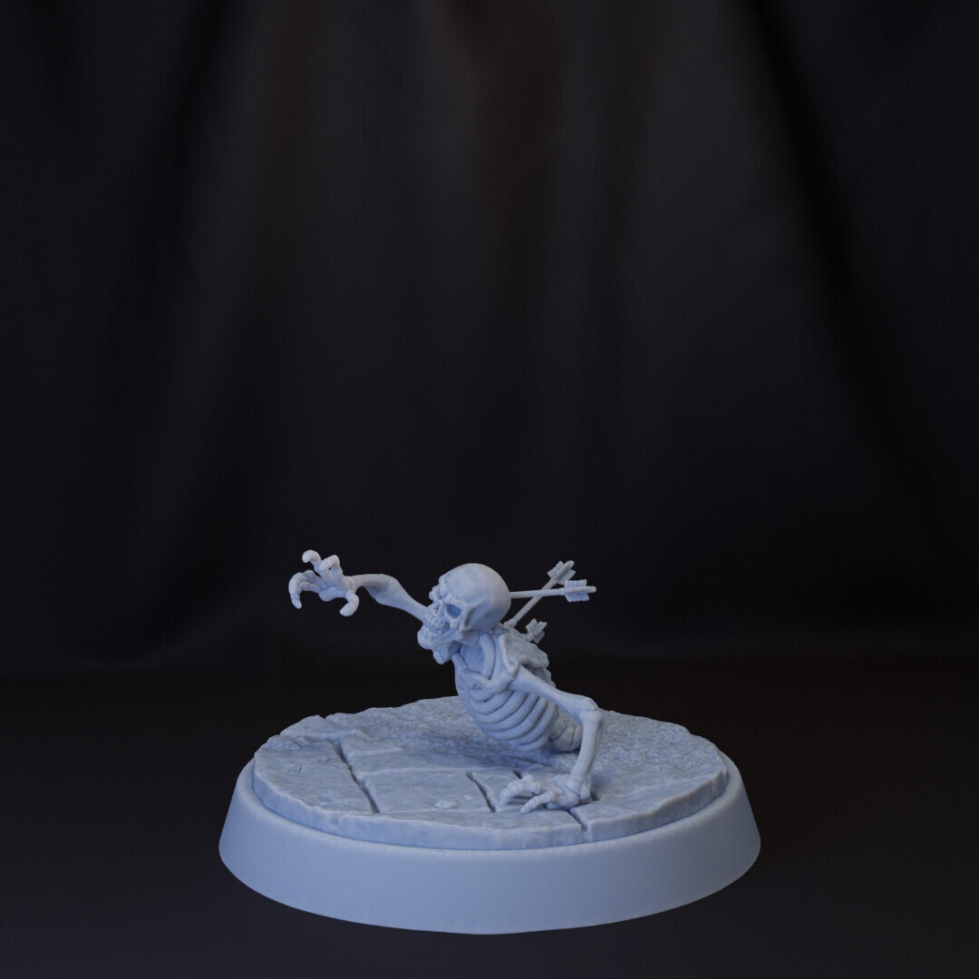 ArtStation - Skeletal Miniatures Warband