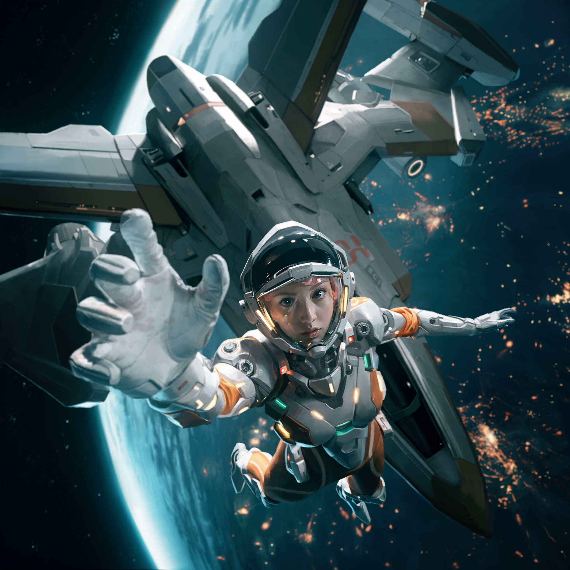 ArtStation - Punipunidenki Hypergravity Visions EP Main Visual