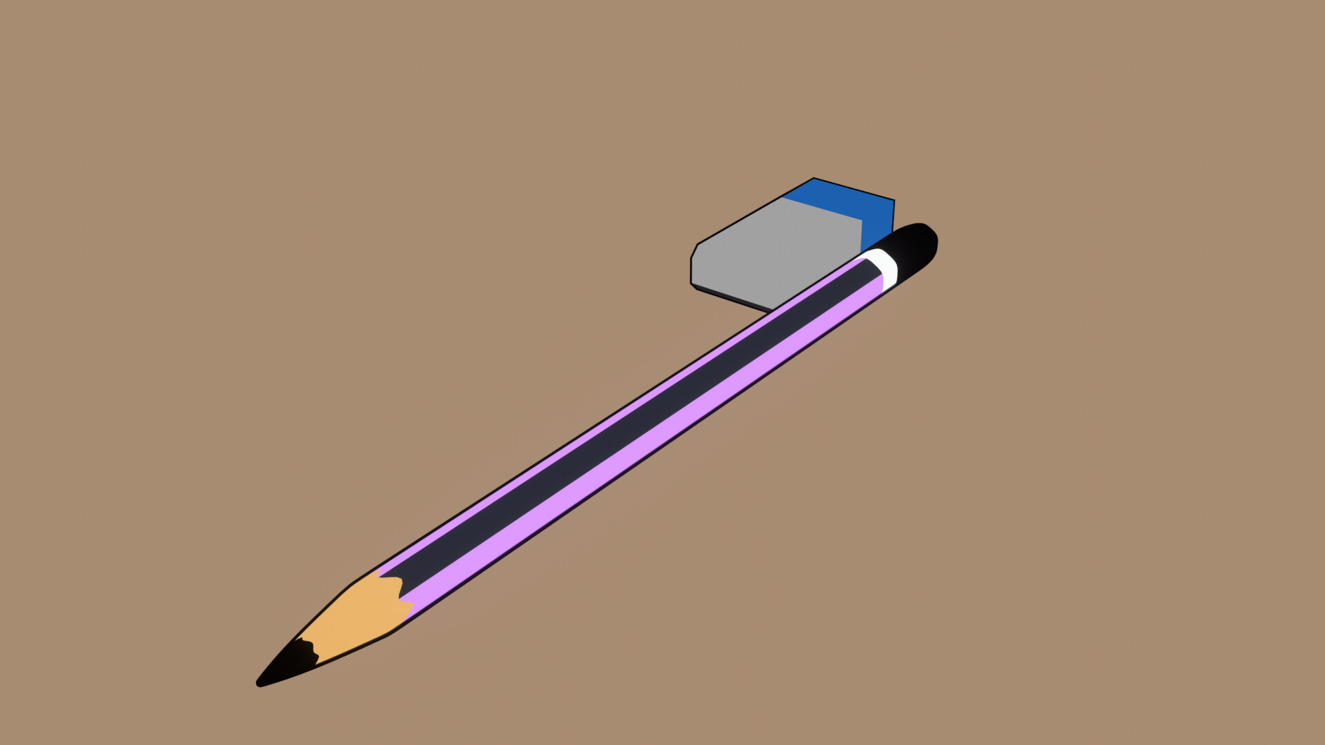ArtStation - Simple Pencil And Eraser