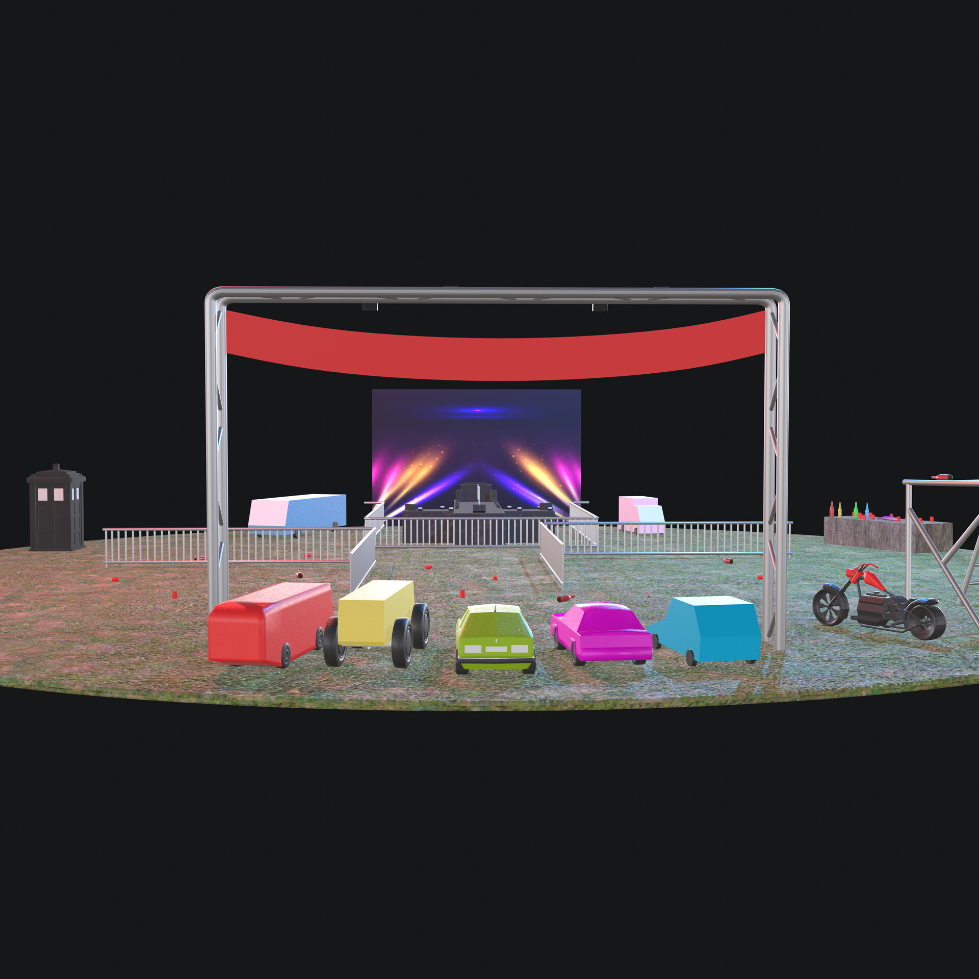 ArtStation - concert concept for AR VR