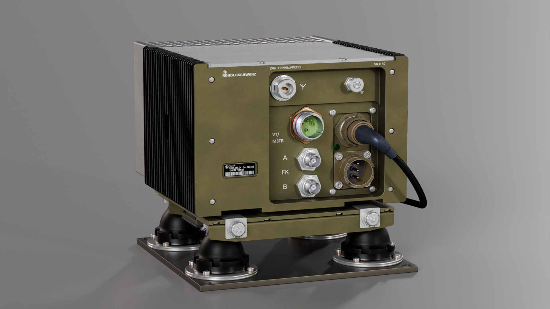 ArtStation - (Personal Project) R&S 150 W HF Power Amplifier VK3150