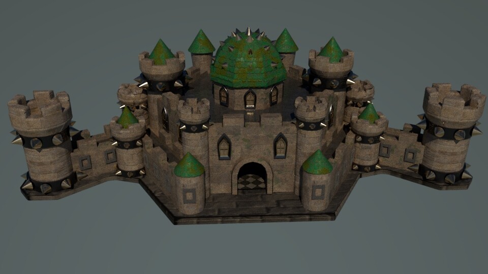 ArtStation - bowser's castle