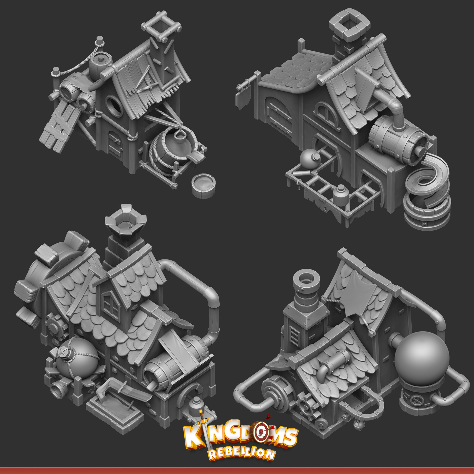 ArtStation - Kingdoms Rebellion - Spell Factory