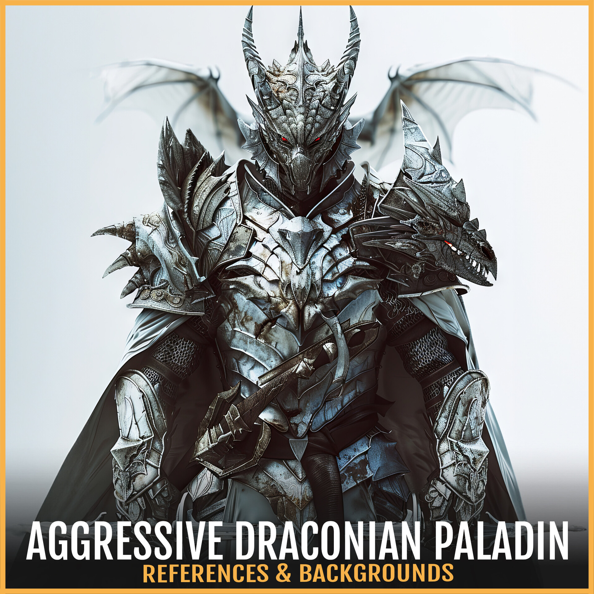 ArtStation - 303 Aggressive Draconian Paladin