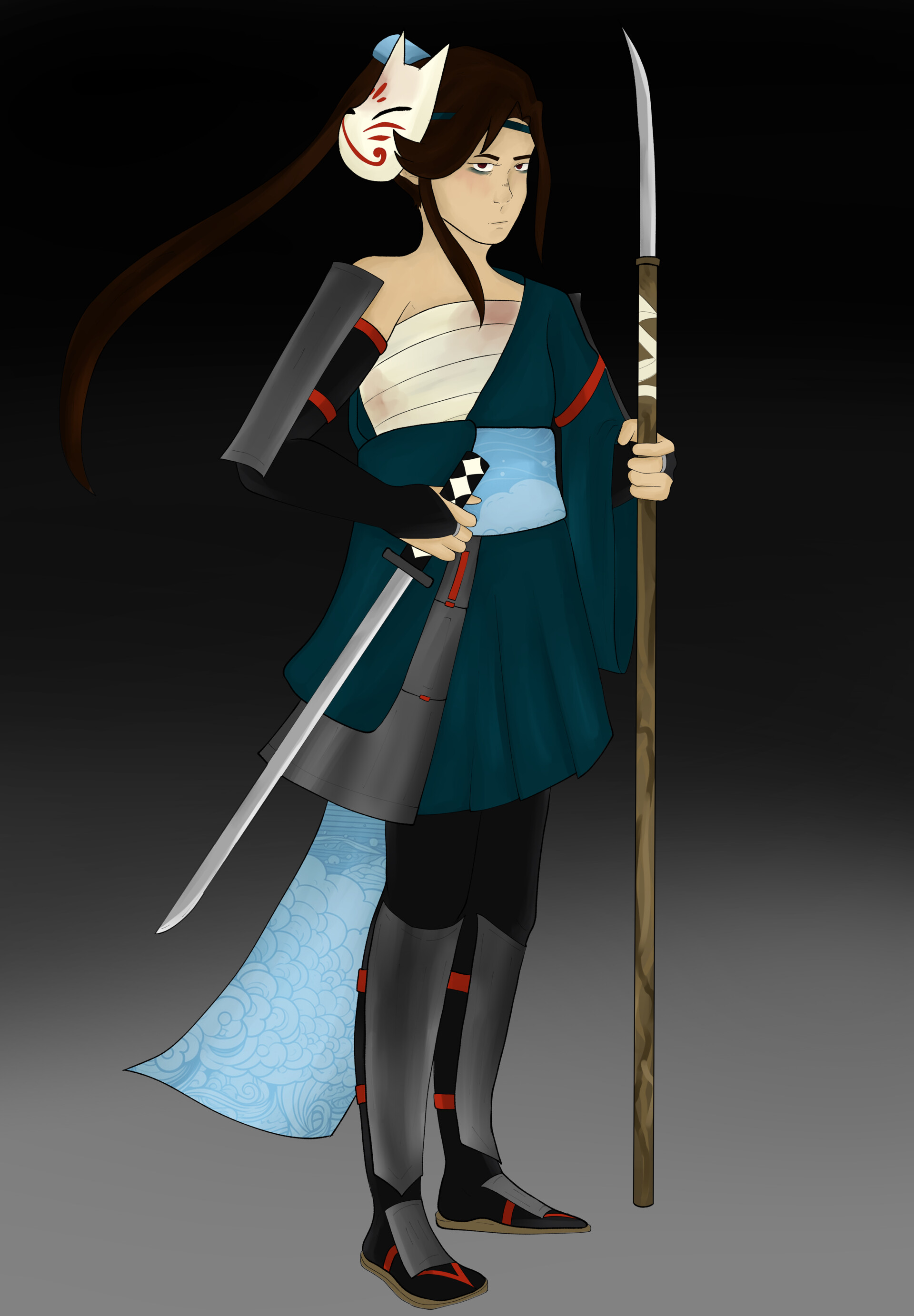 ArtStation - Character Design - Yokai hunter