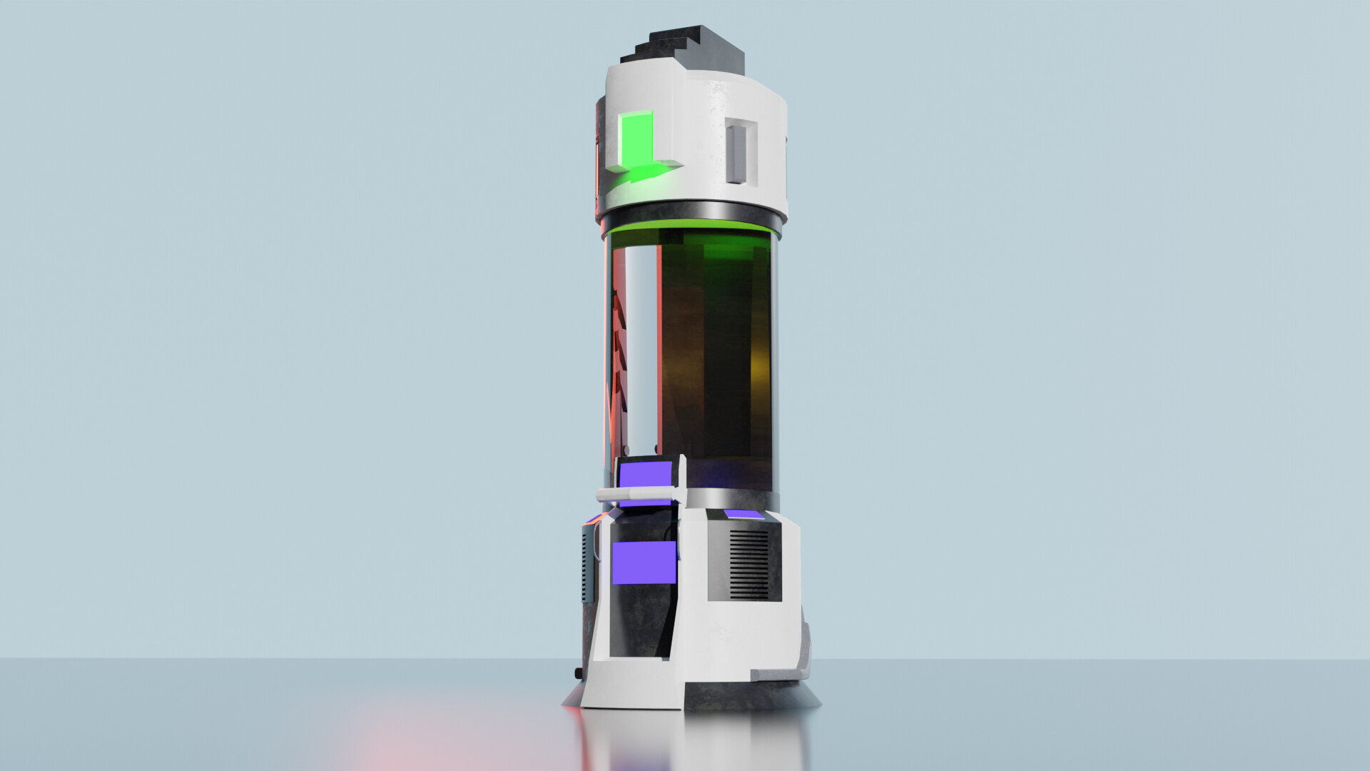 ArtStation - Empty Sci-fi Capsule