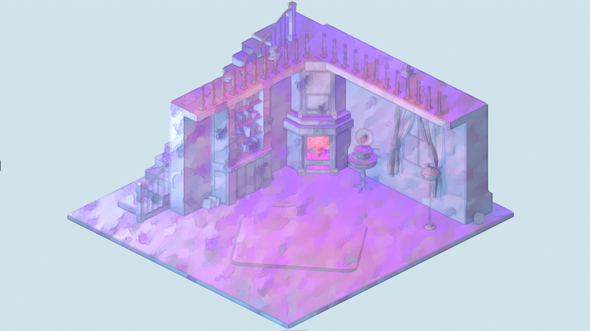 ArtStation - Isometric Room (Filter Iterations)