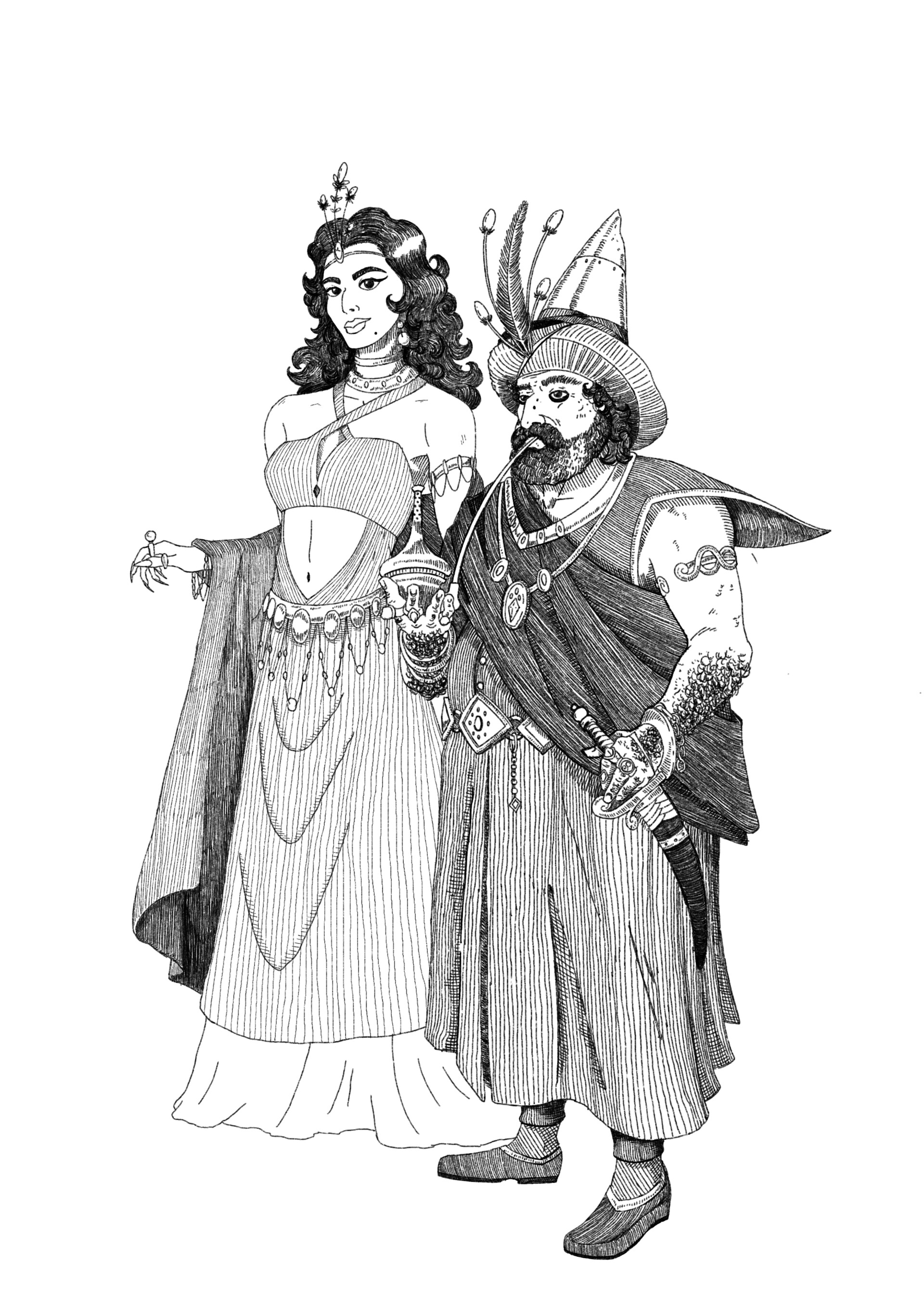 ArtStation - Nizev noble couple