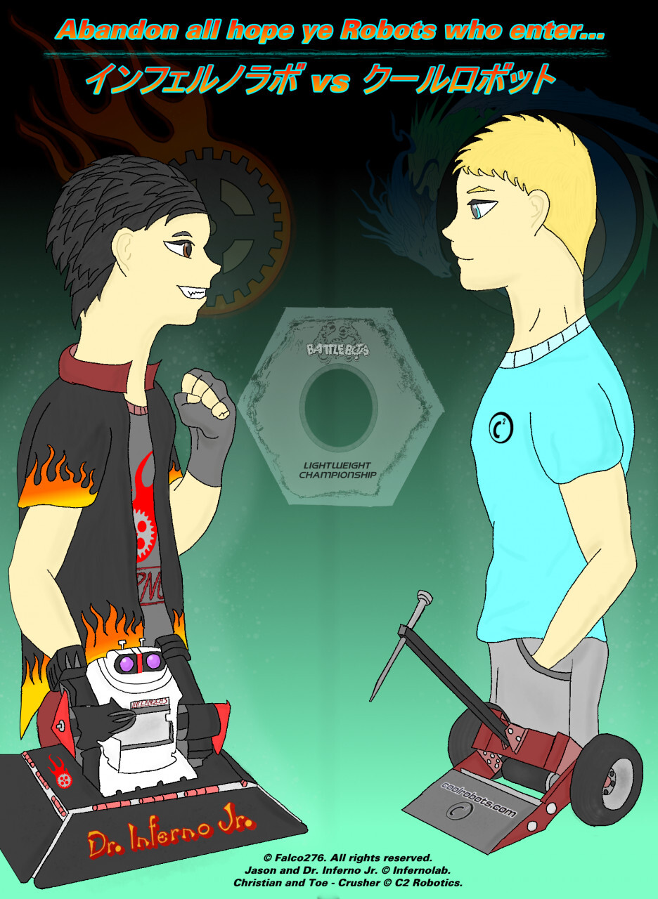 ArtStation - The Battlebots Showdown! ~ Inferno vs C2!