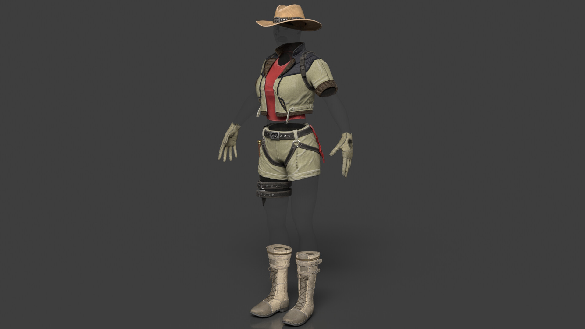 Cliffan Hansson - Female Safari Outfit (ARK)
