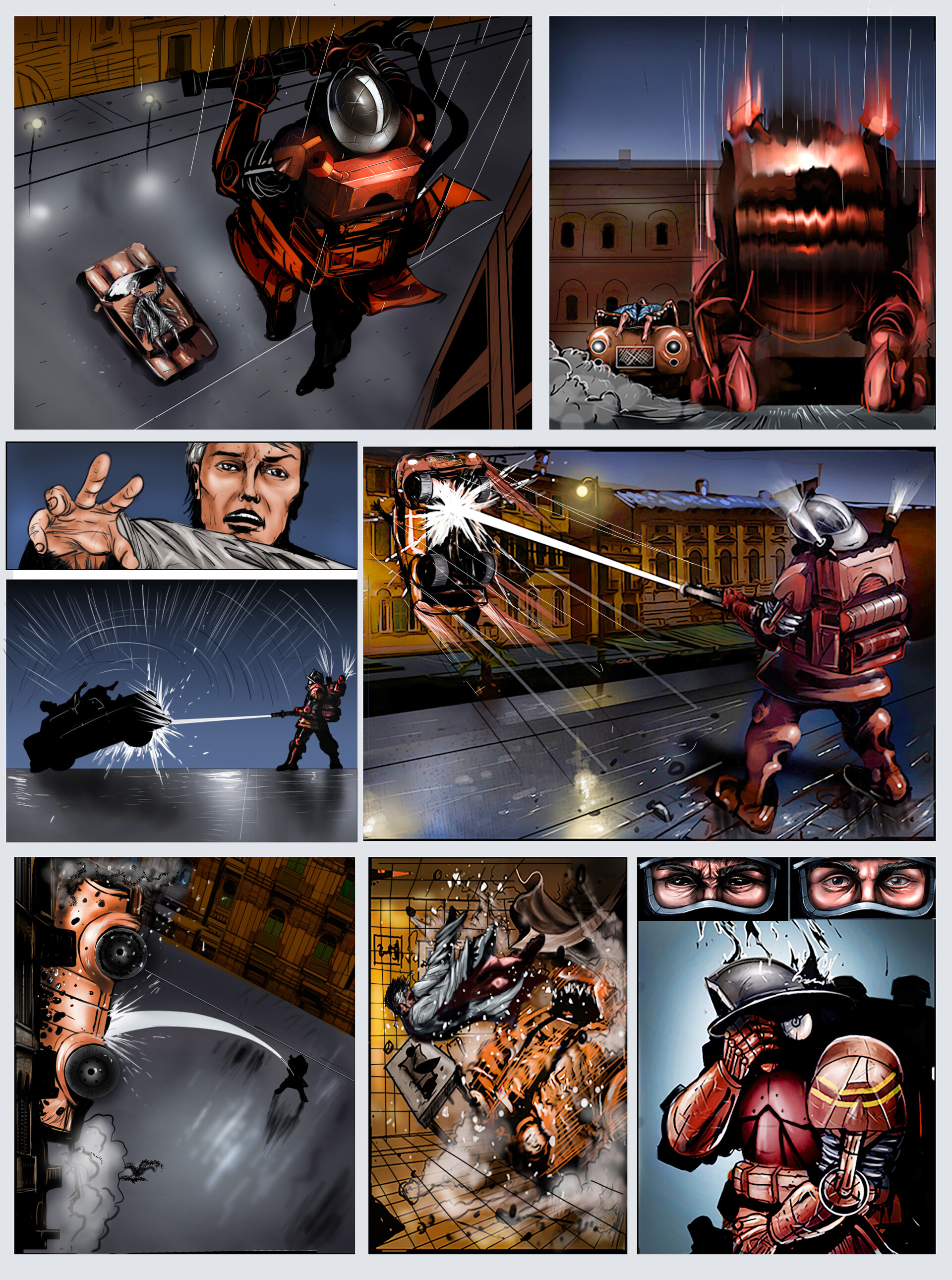ArtStation - comic page