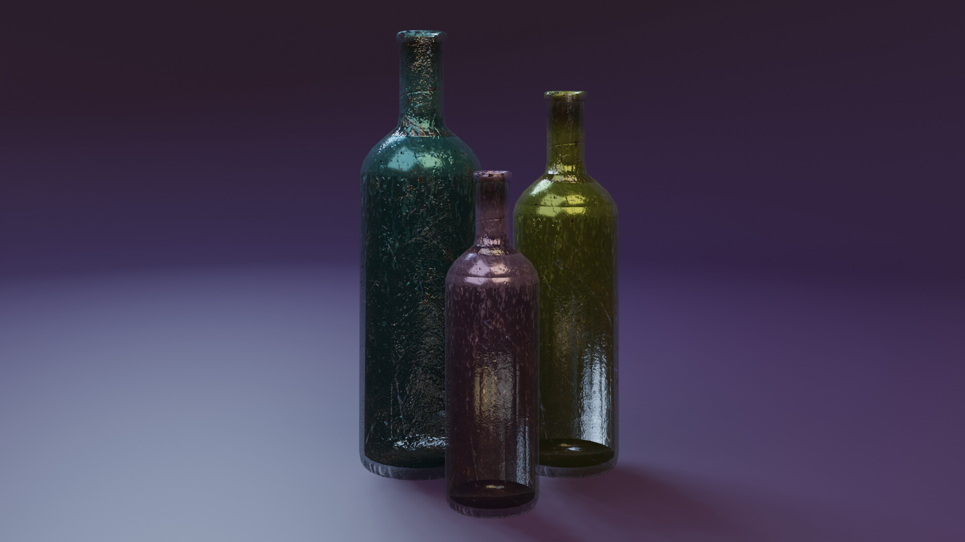 ArtStation - Glass Bottle Props
