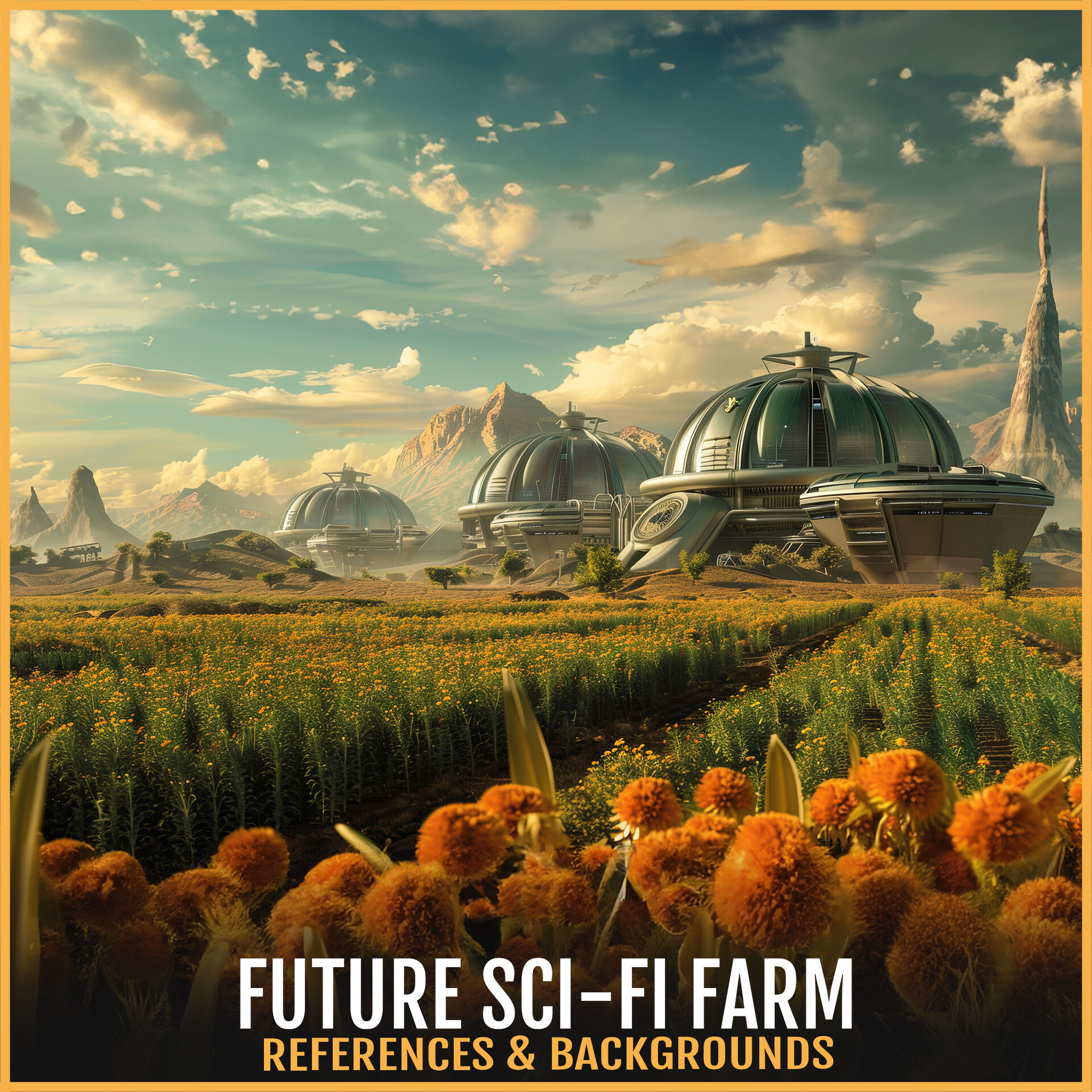 ArtStation - 303 future sci-fi farm