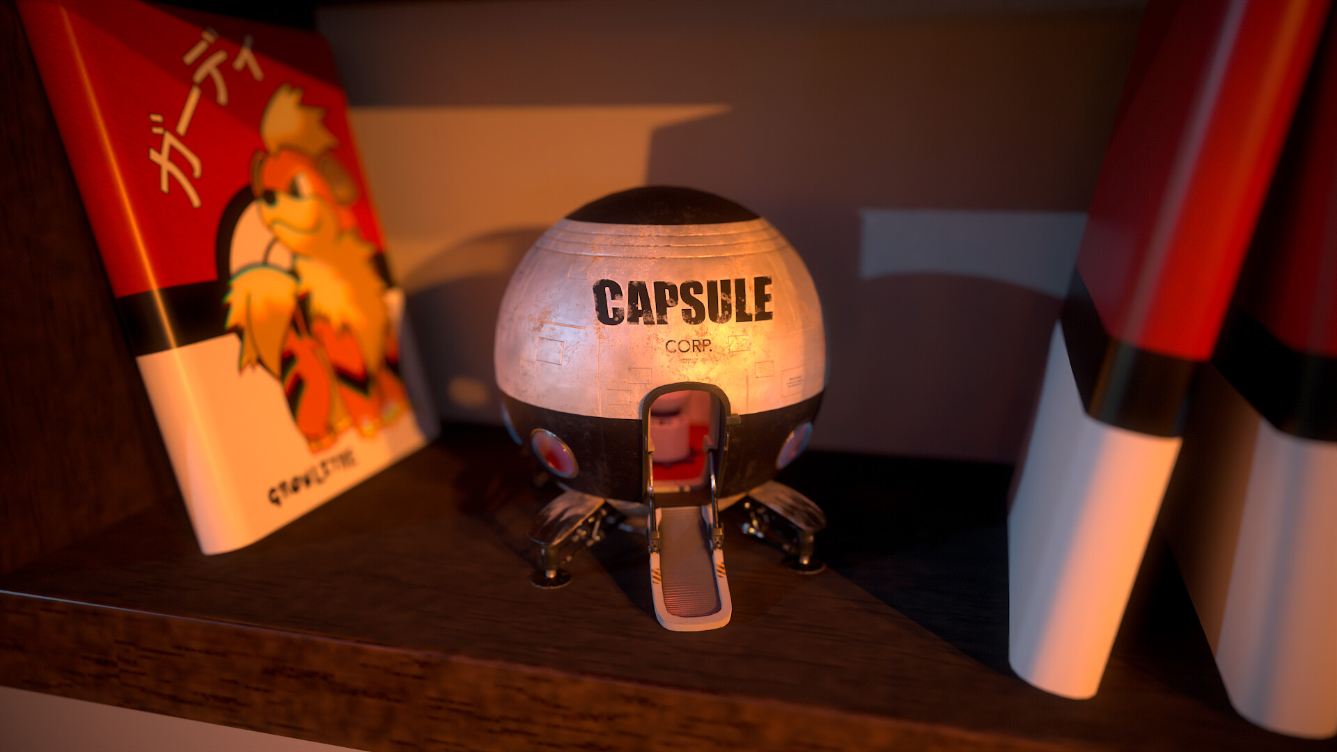 ArtStation - Capsule Corp Spaceship 3D