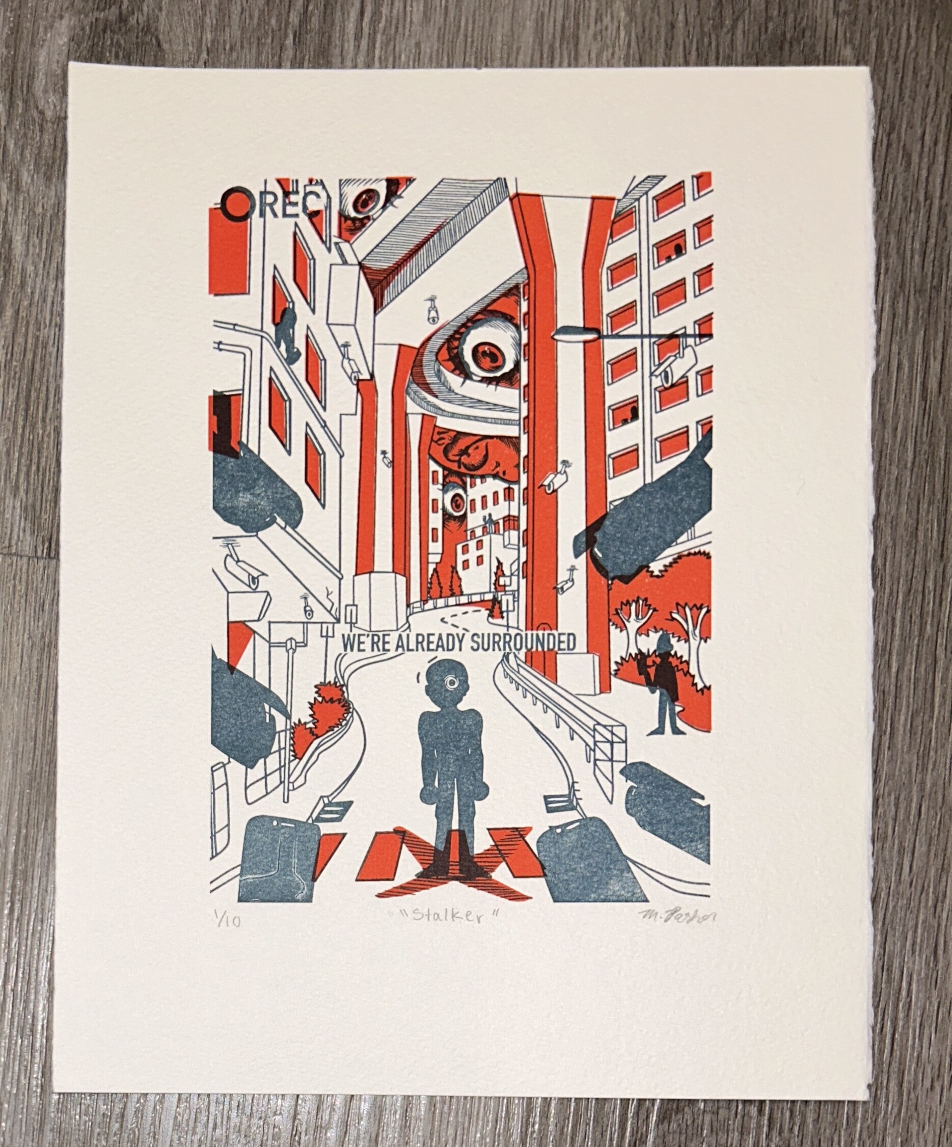 ArtStation - "Stalker" - Polymer Plate Relief Print