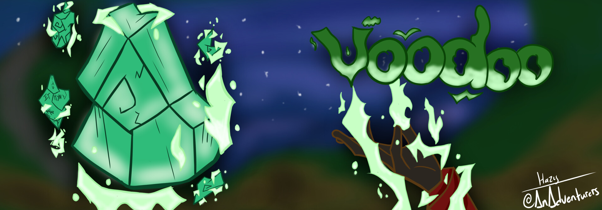 ArtStation - A Township Tale Community 'Voodoo' Artwork banner.