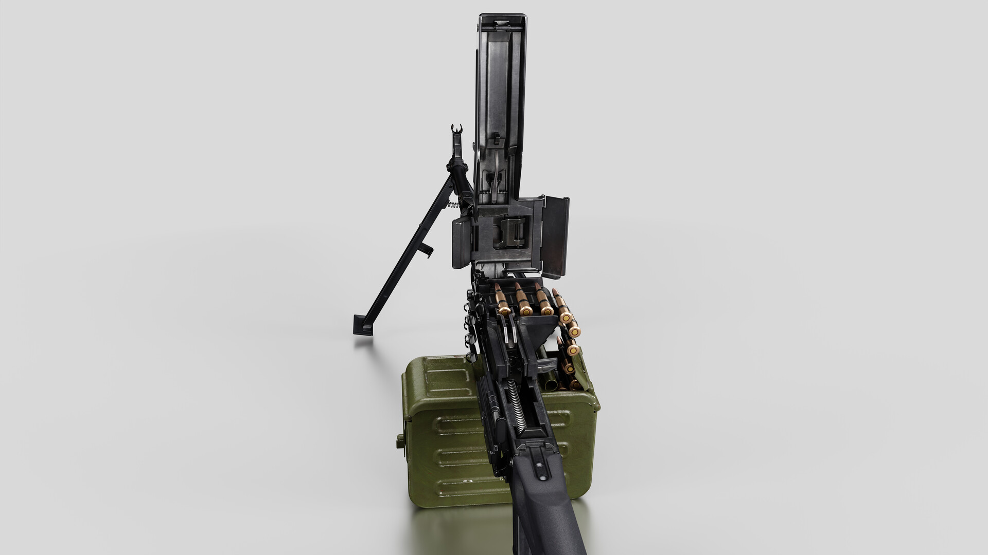 Tachikoma - Game-Ready PKP machine guns