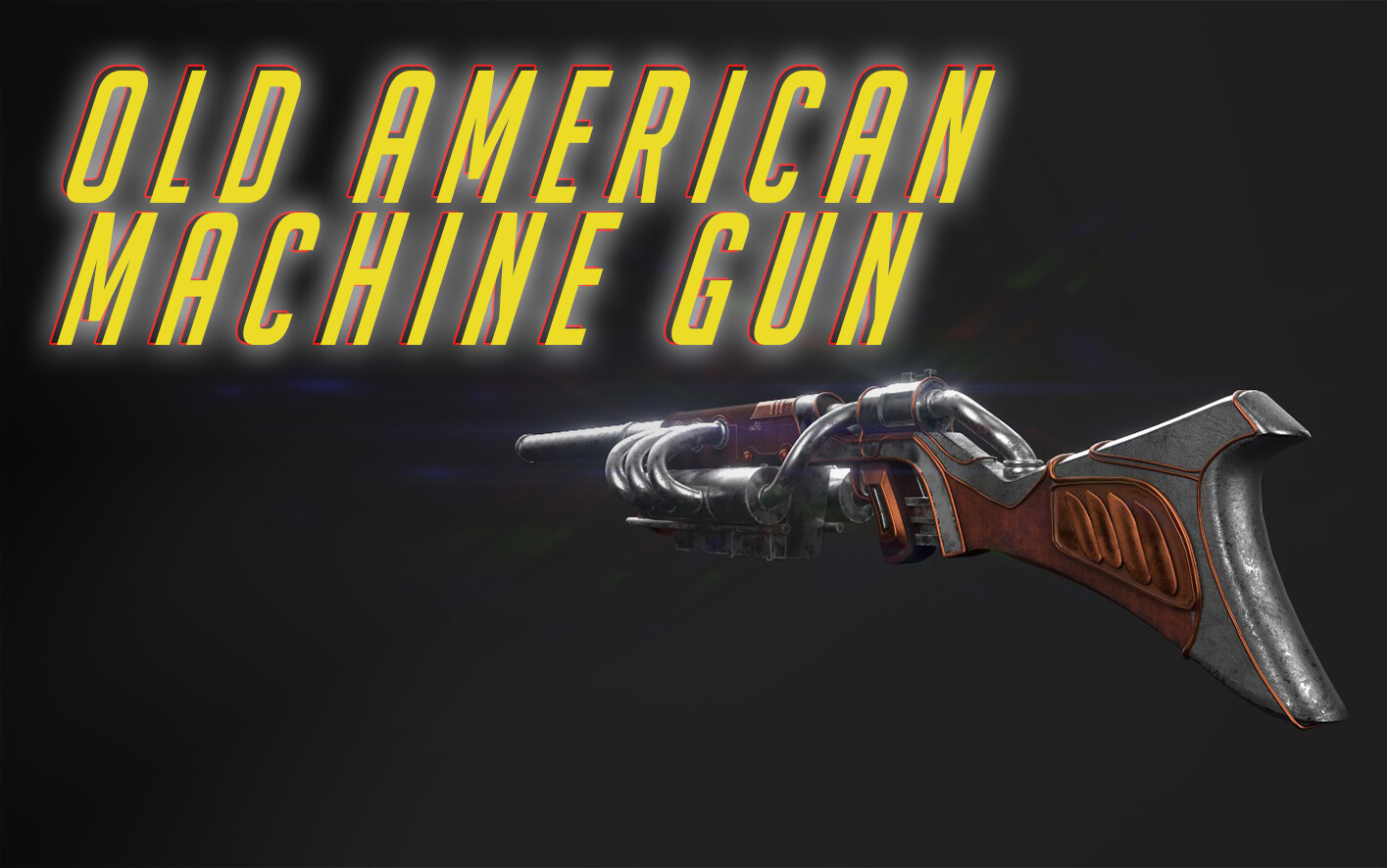 ArtStation - Old American Machine Gun