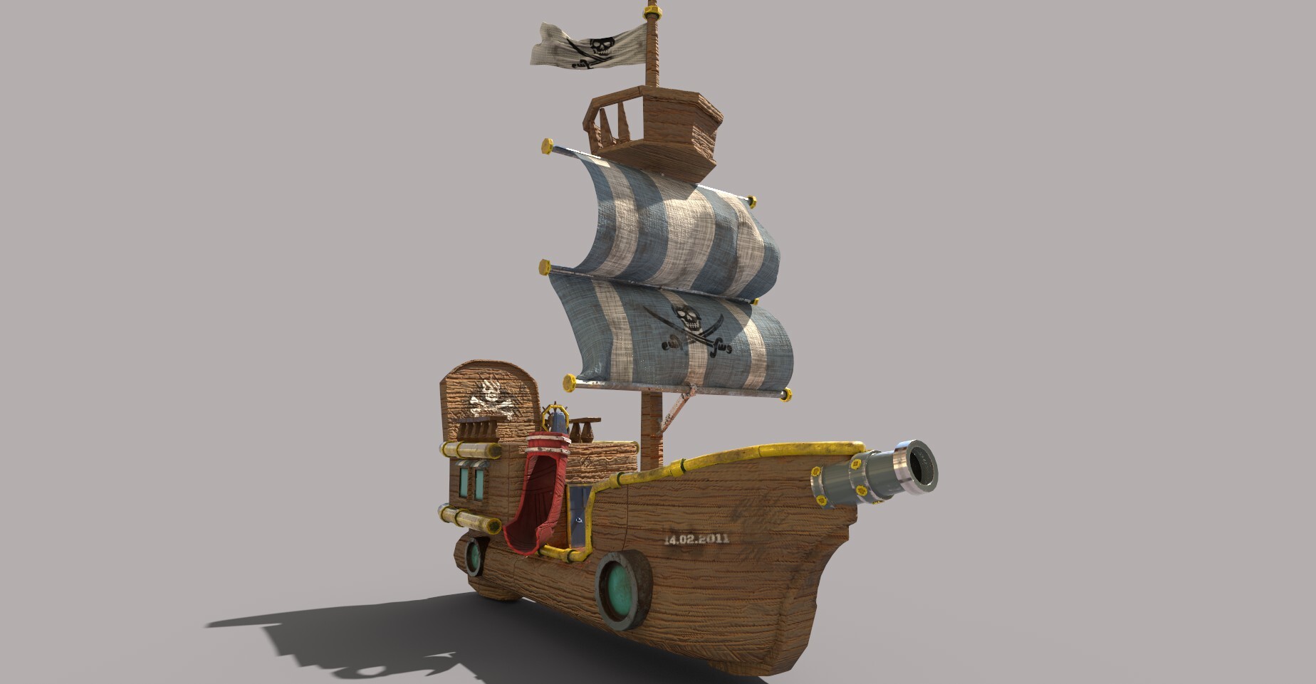 ArtStation - Pirate Ship (Jake and the Never Land Pirates)