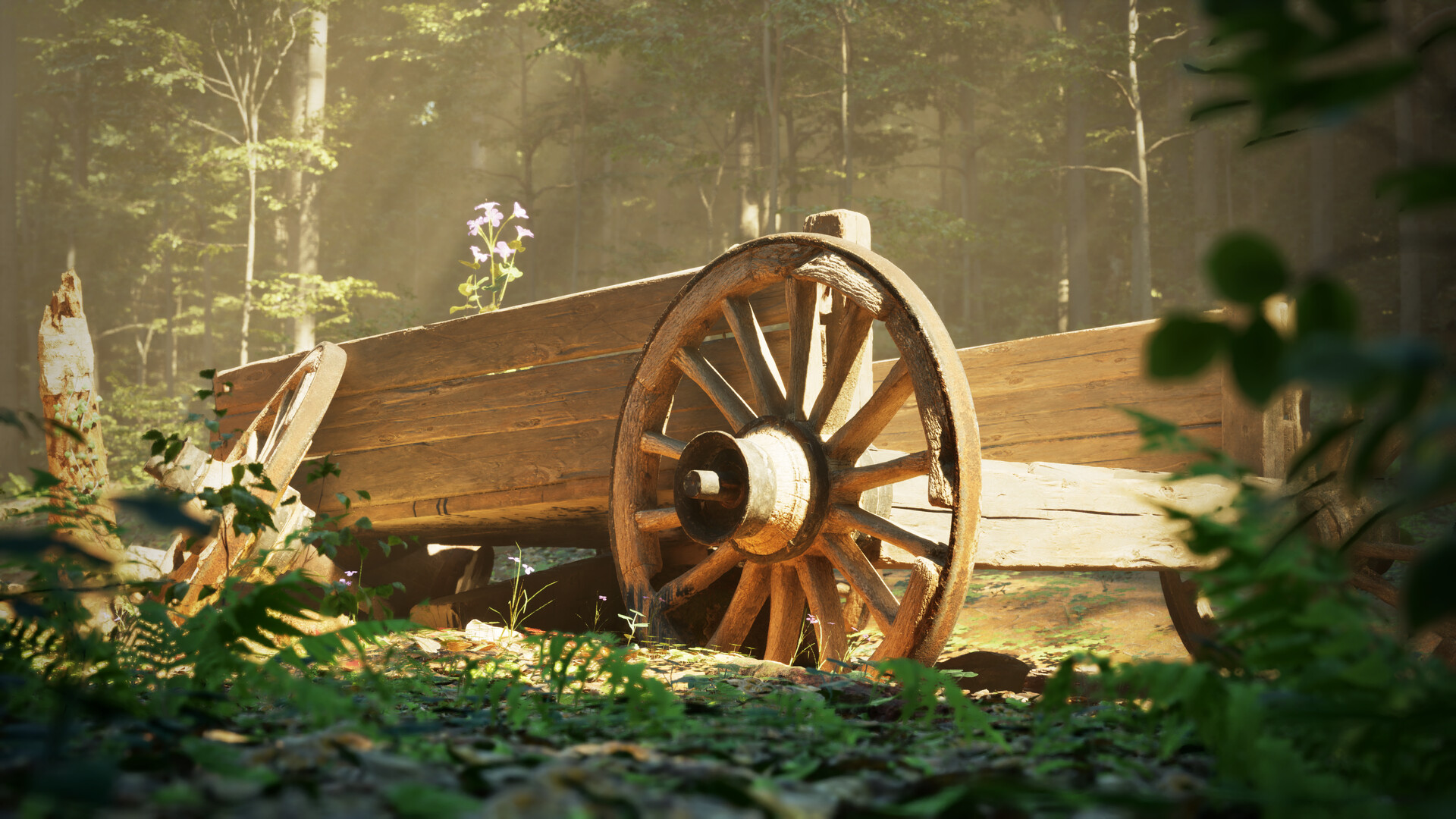 Adrian Hofmann - The Wheel and the Wolve - Unreal Engine PCG Project