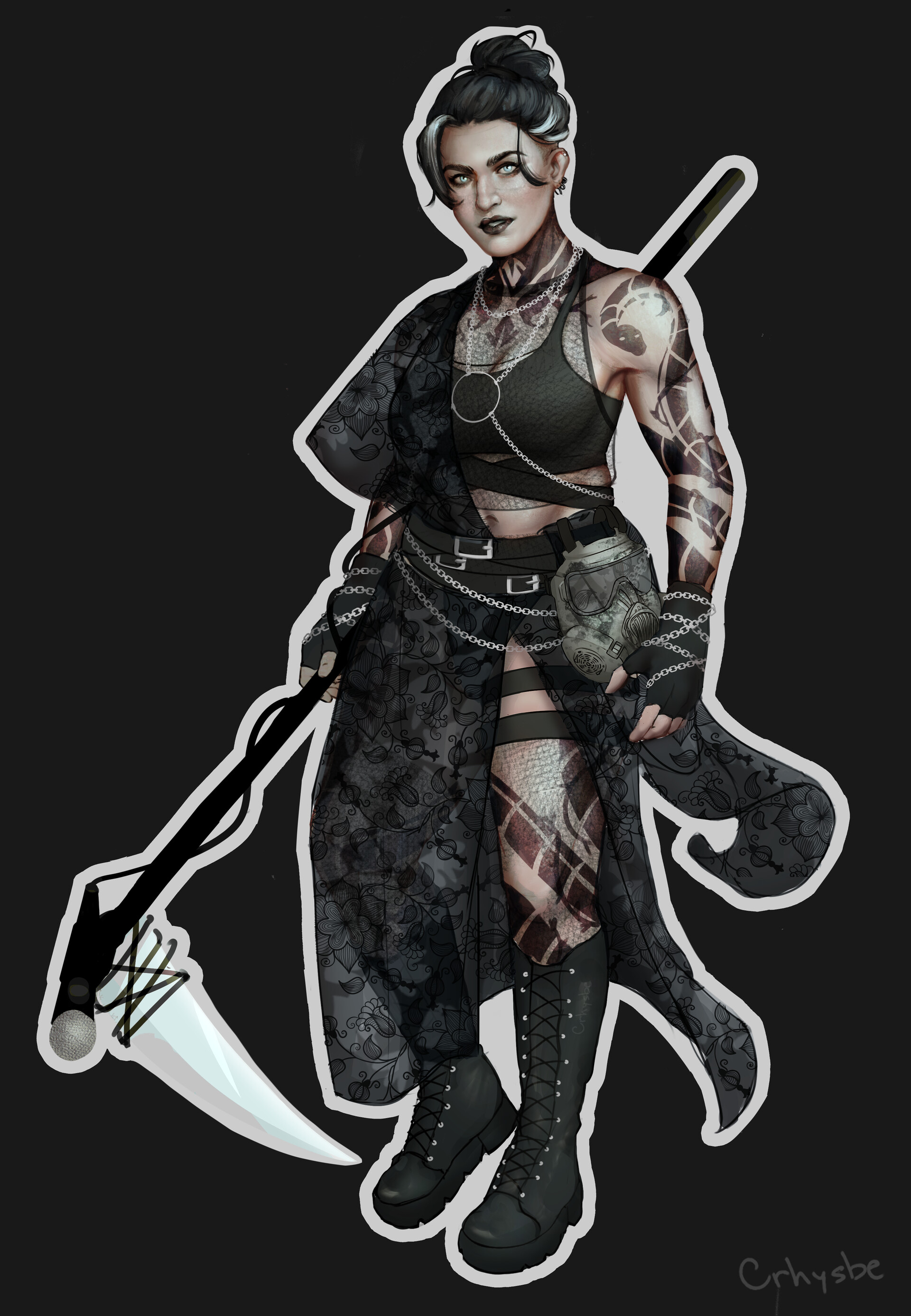 ArtStation - Freyja (She/They) - Goth Monk Frontwoman