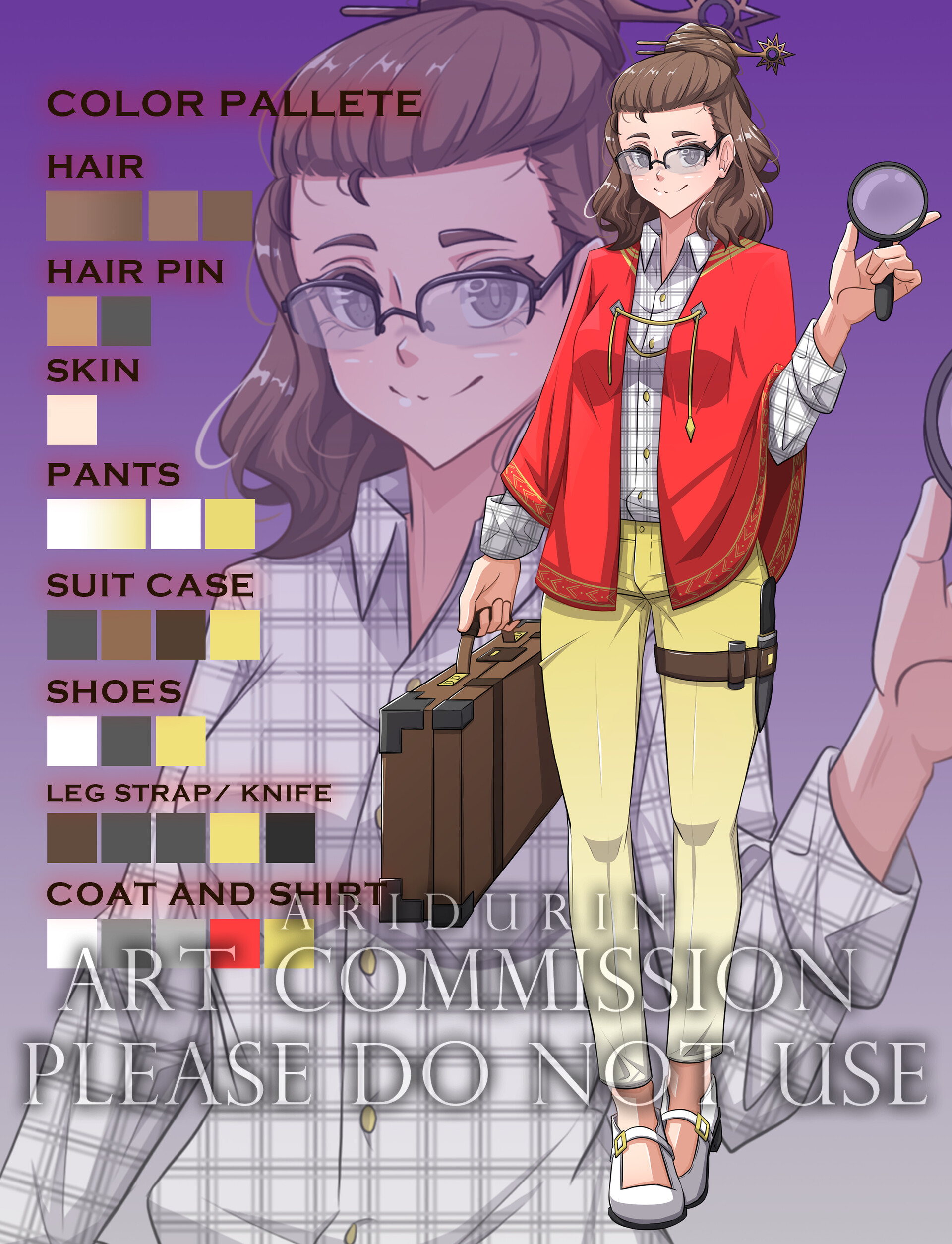 ArtStation - character sheet commission do not use