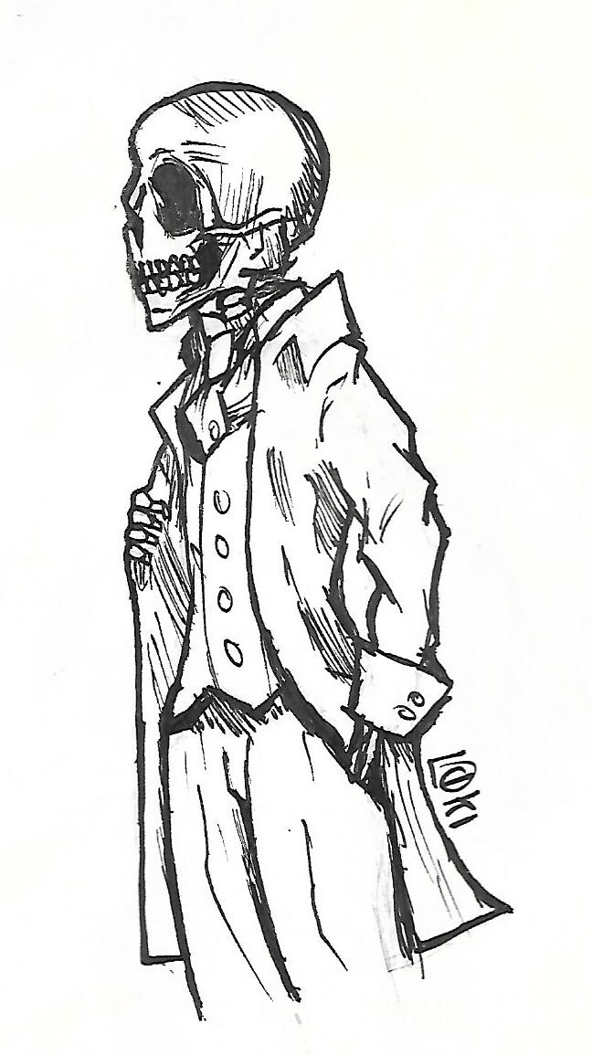 Loki Sakalauskas - Skeleton in a suit