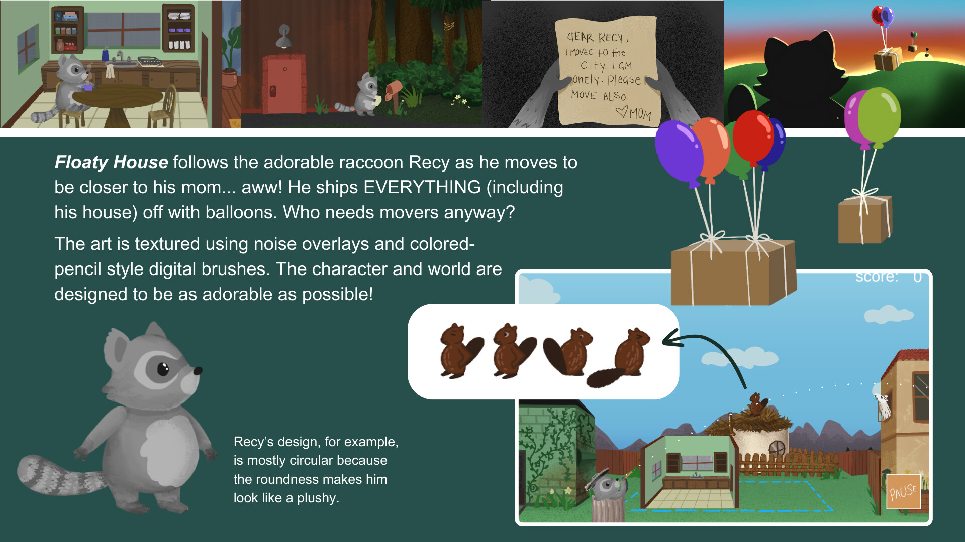 ArtStation - Floaty House - Game Jam Project