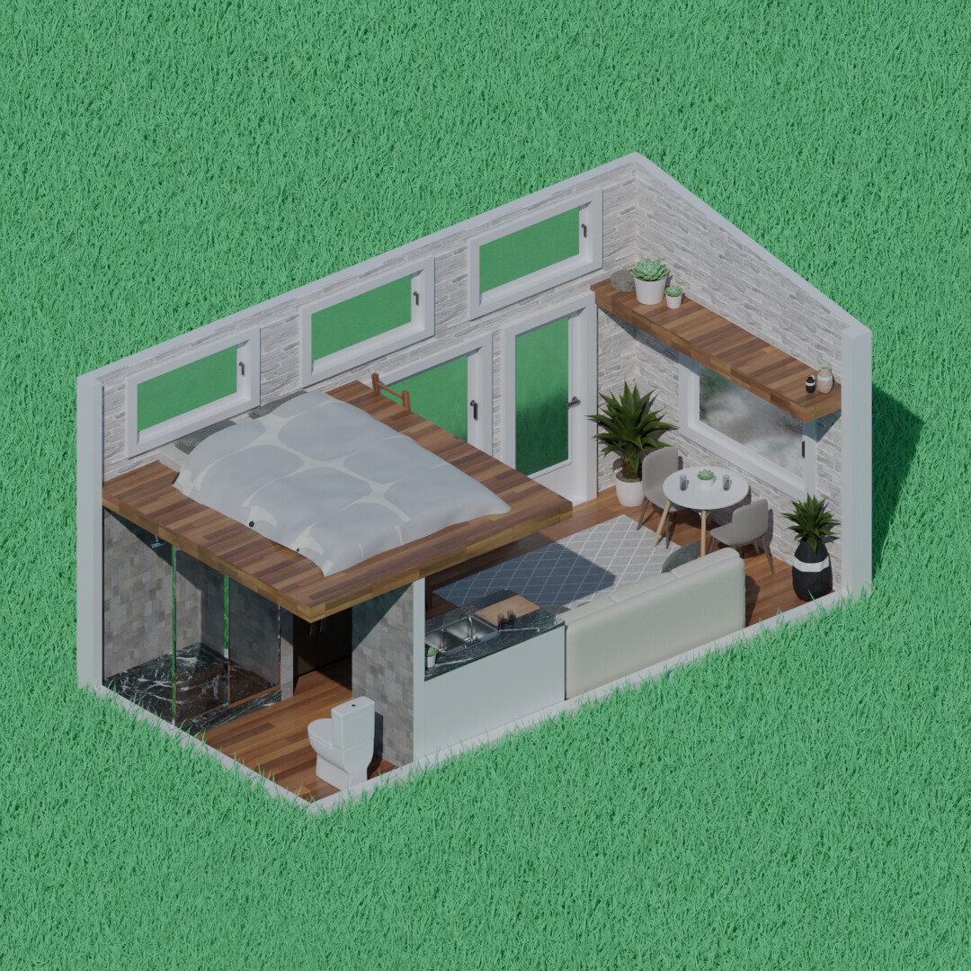 ArtStation - Tiny House