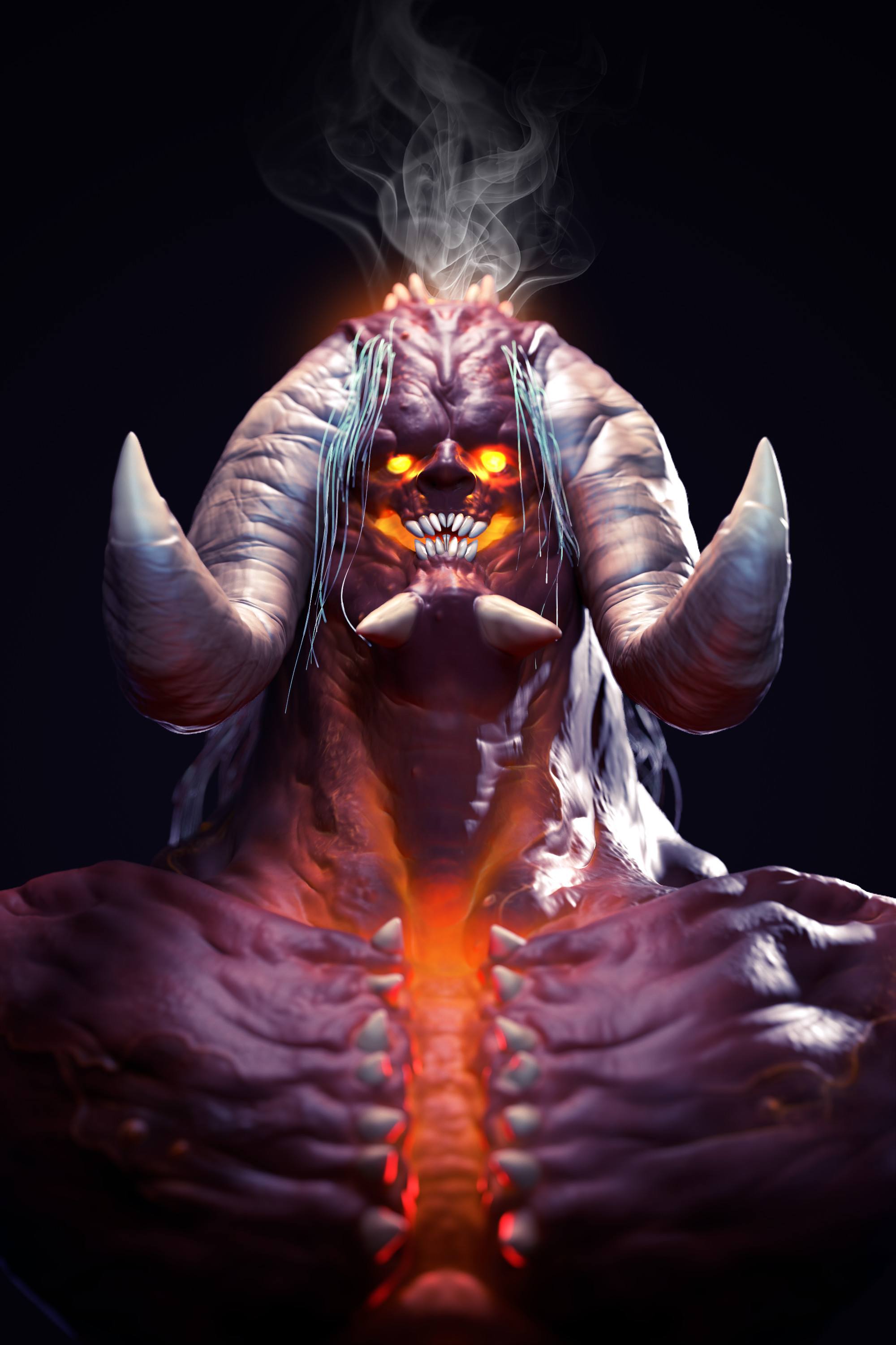 Evgen Lisenko - Demon bust speedsculpt