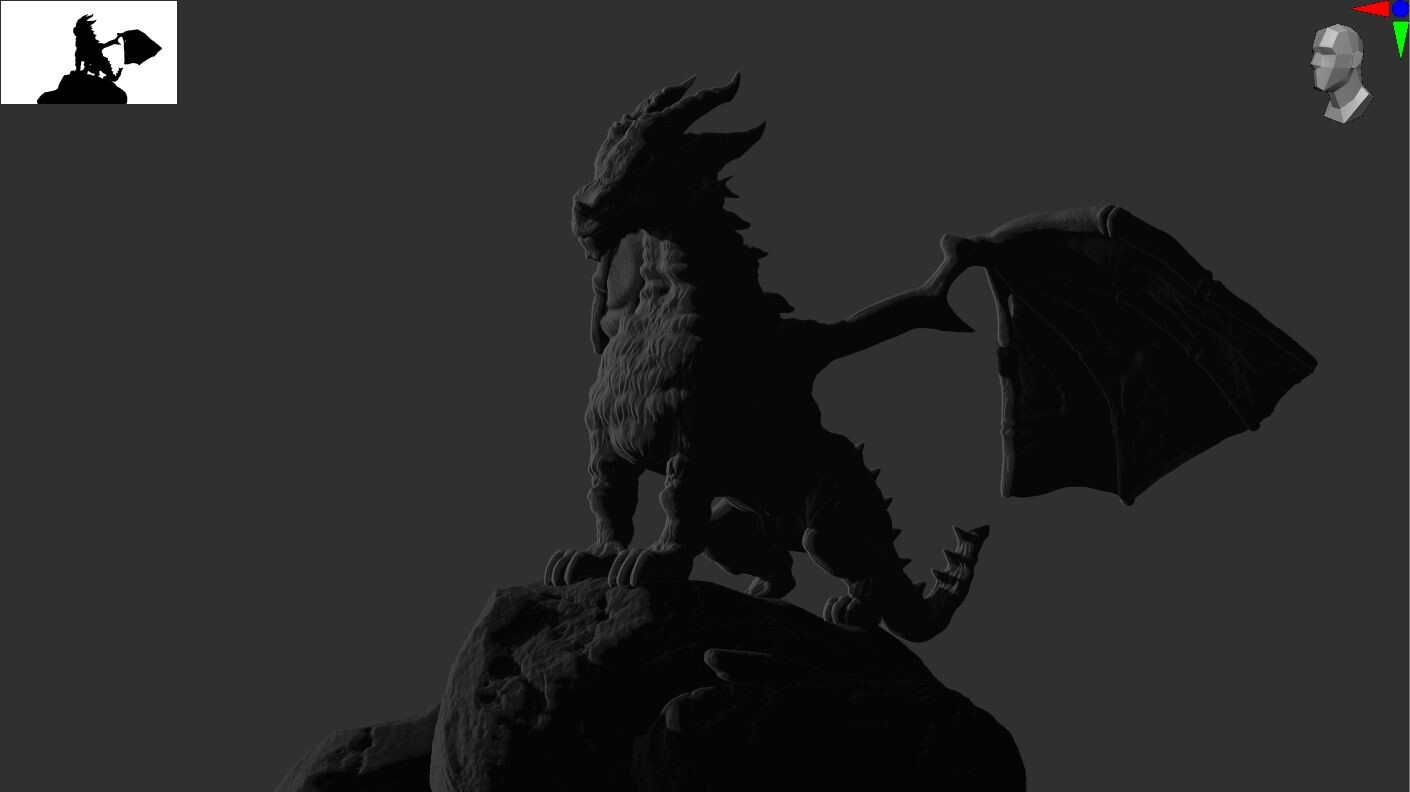 ArtStation - Furry Dragon *sketch*