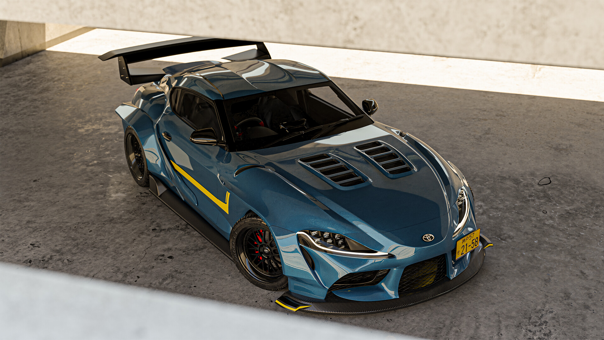 ArtStation - Toyota GR Supra