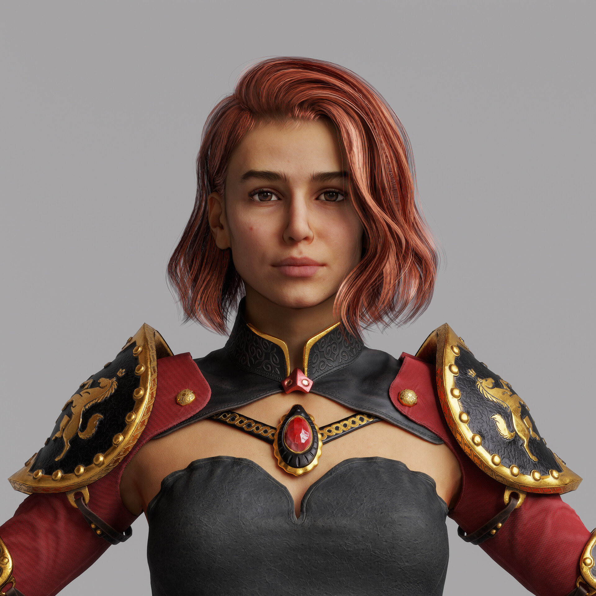 ArtStation - Garnet Guardian