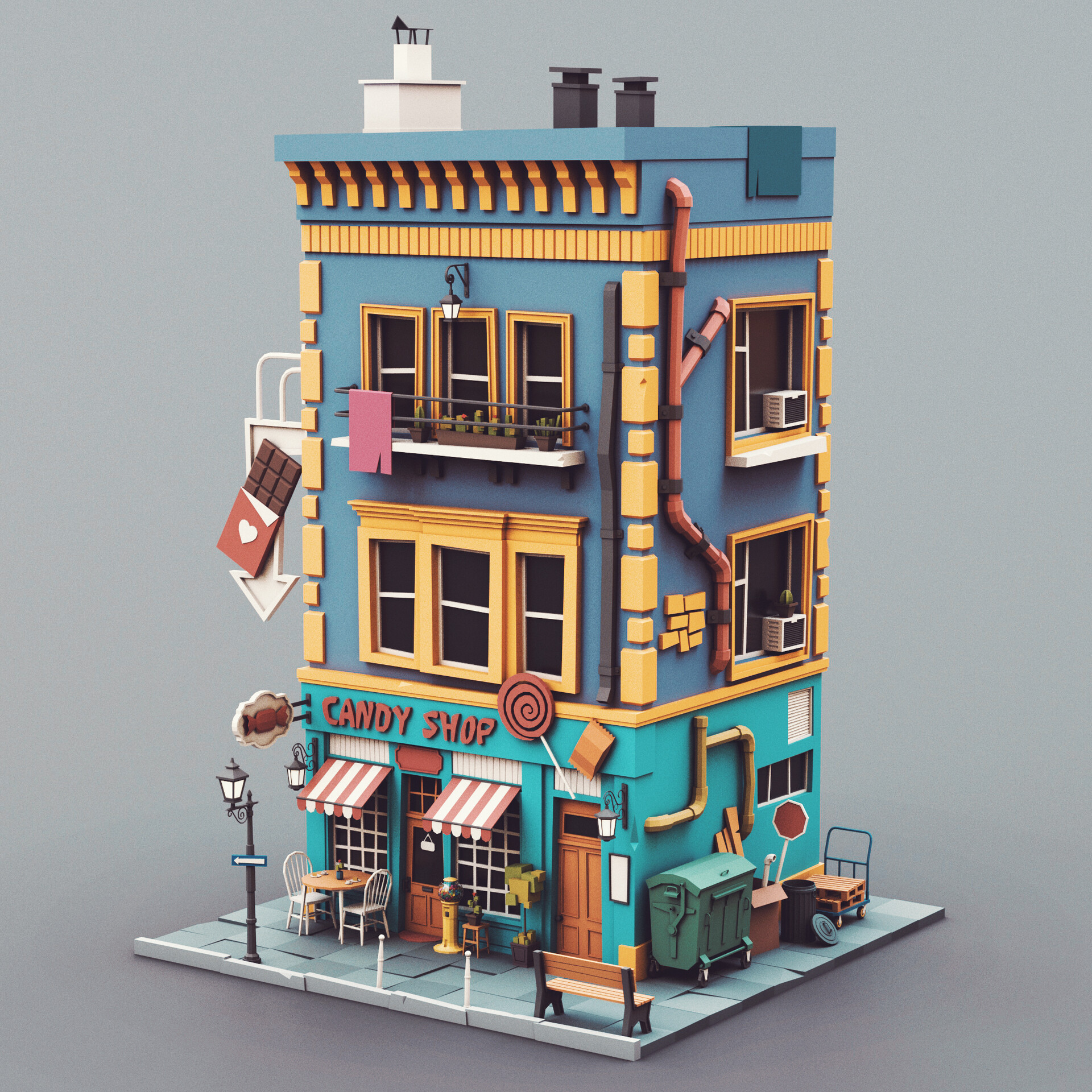 ArtStation - CANDY SHOP