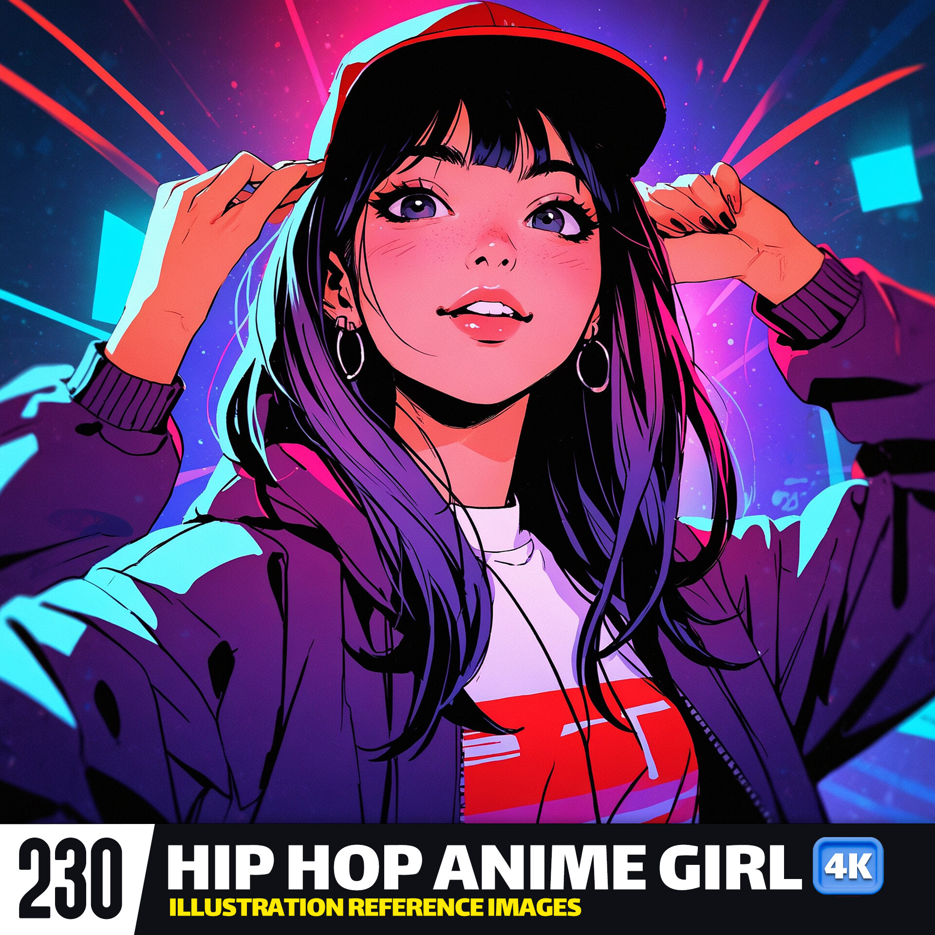 ArtStation - Hip Hop Anime Girl VOL.01 | Reference Images