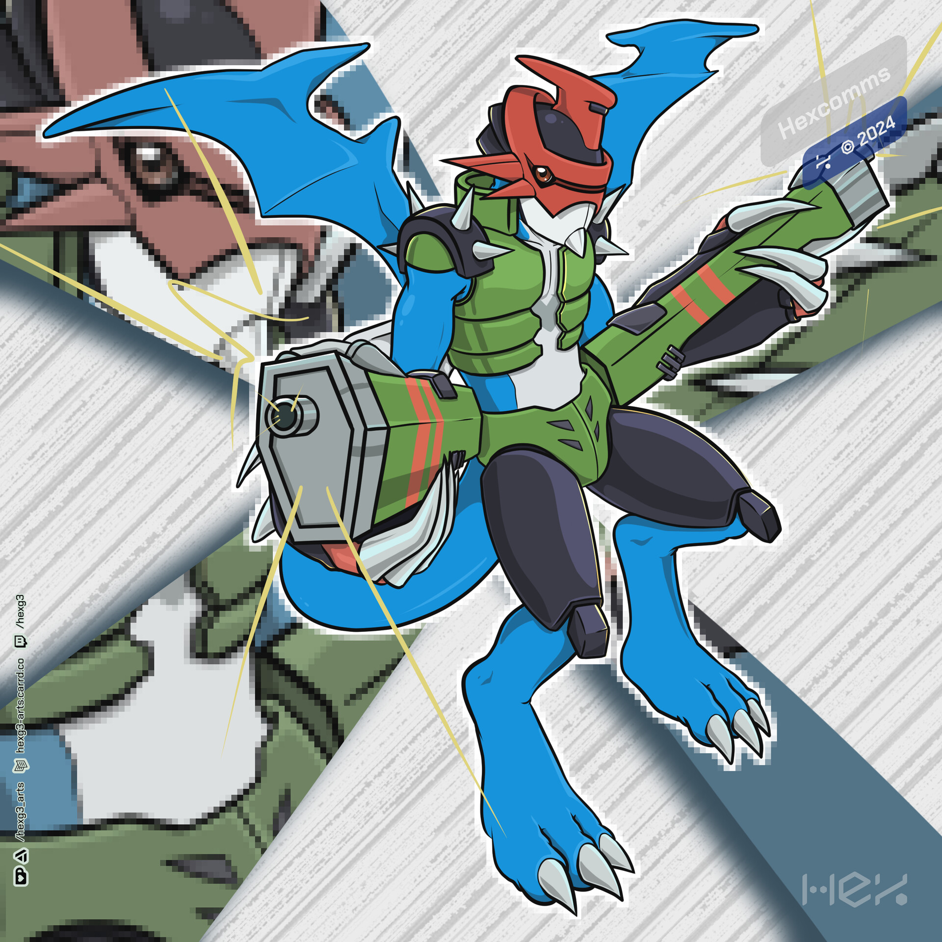 ArtStation - Paildramon | Hexcommissions