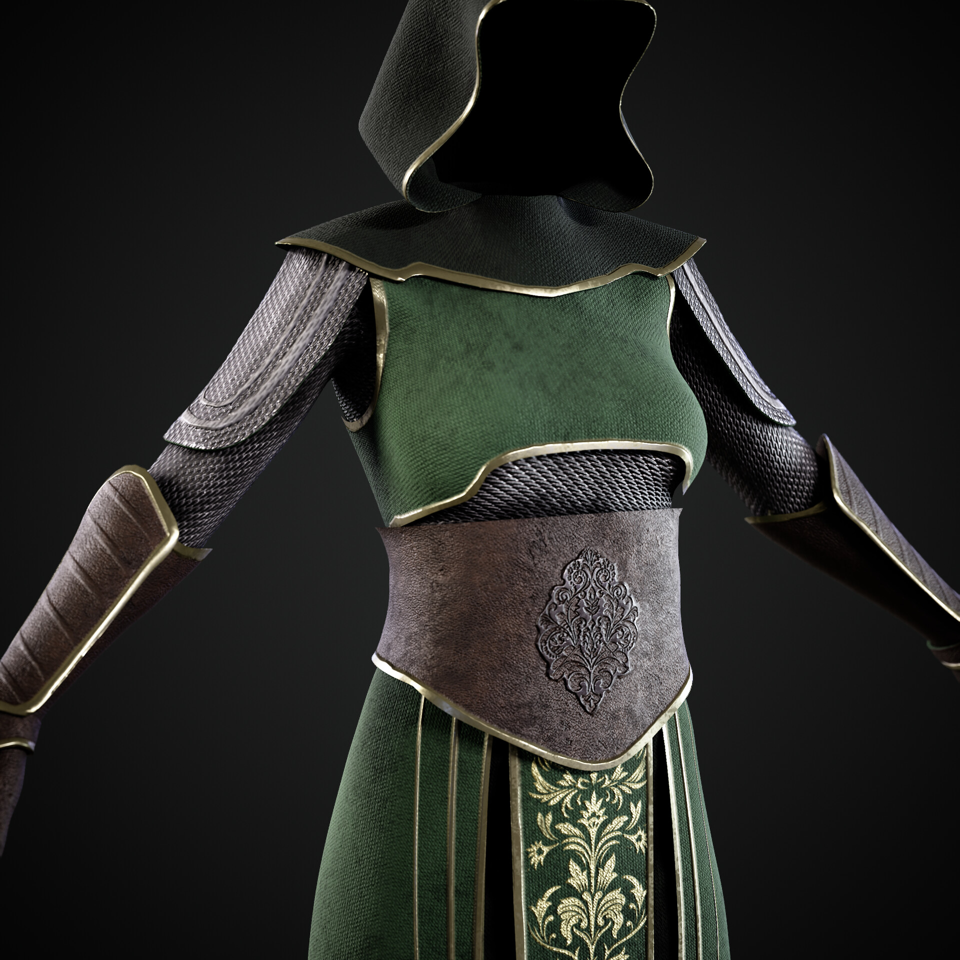 ArtStation - 3D Medieval fantasy character clothes
