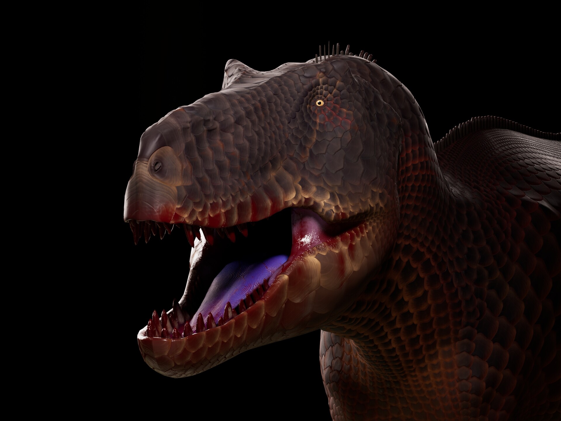 ArtStation - Shingle Back T-Rex