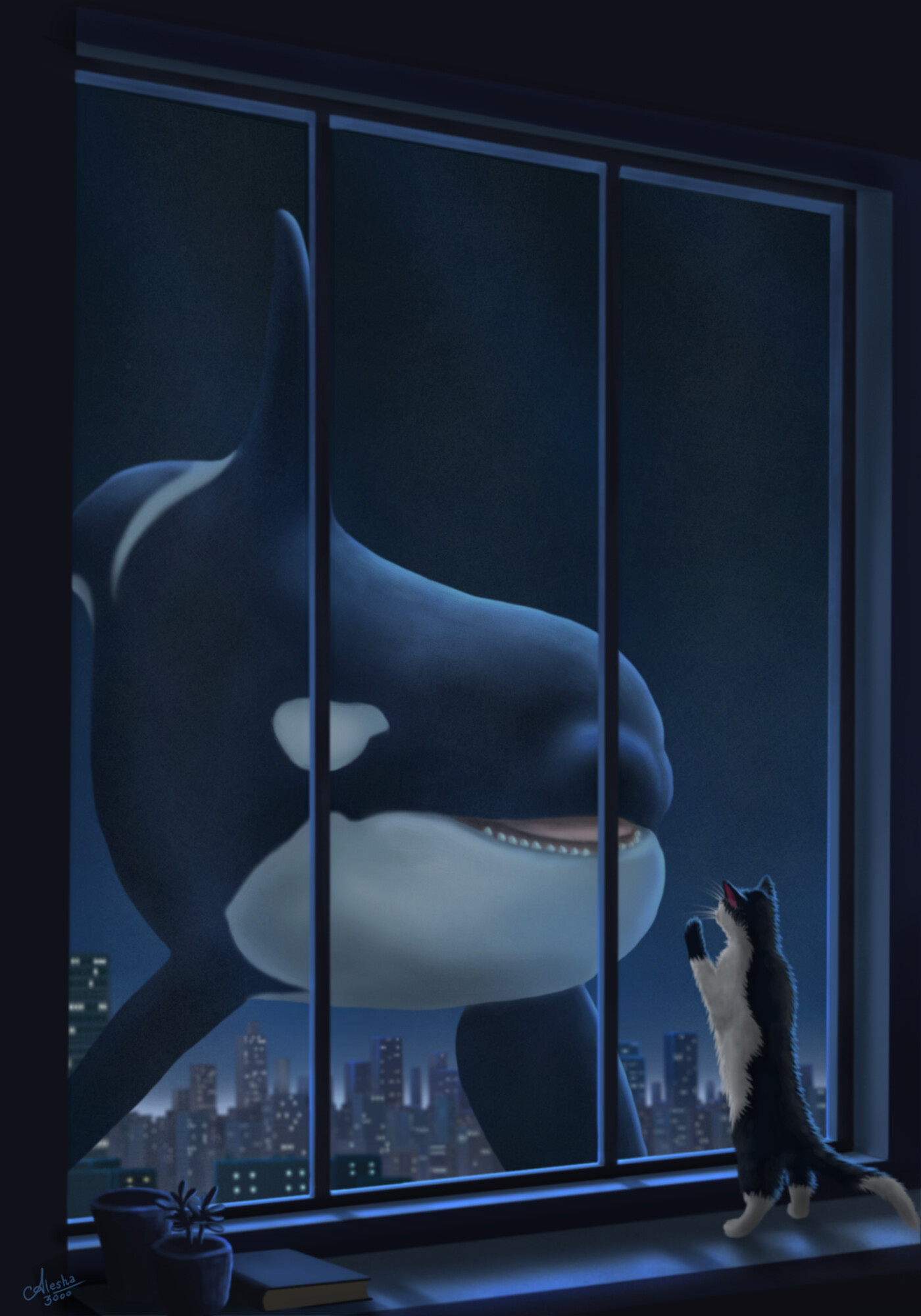 ArtStation - "Unexpected meeting"