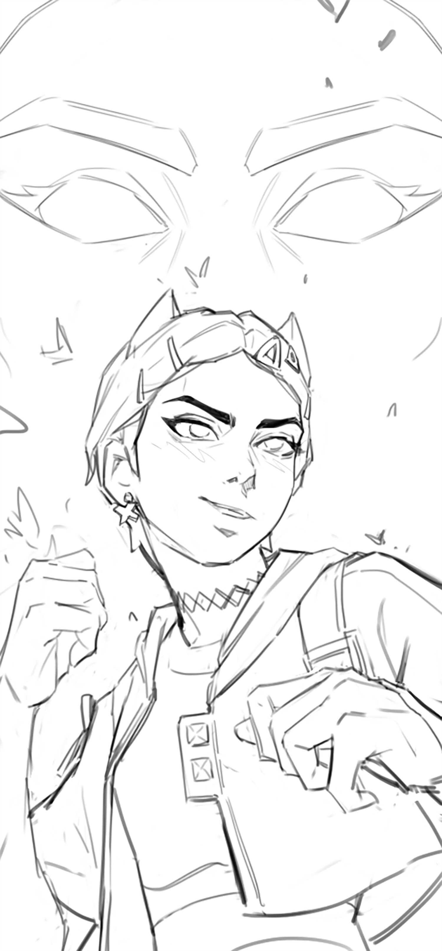 G ger - VALORANT CLOVE-PLAYER CARD