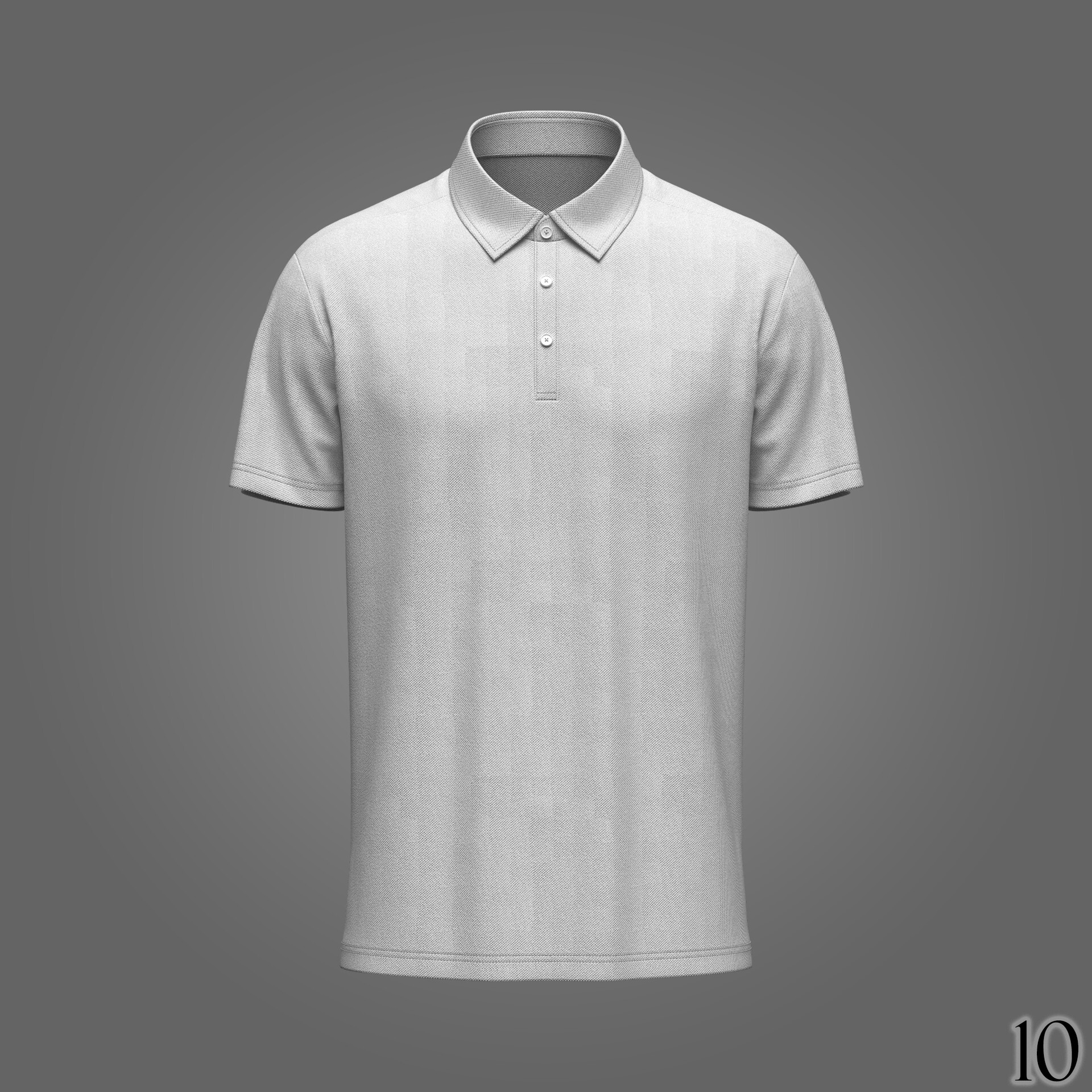 ArtStation - Mens Polo 3D Model