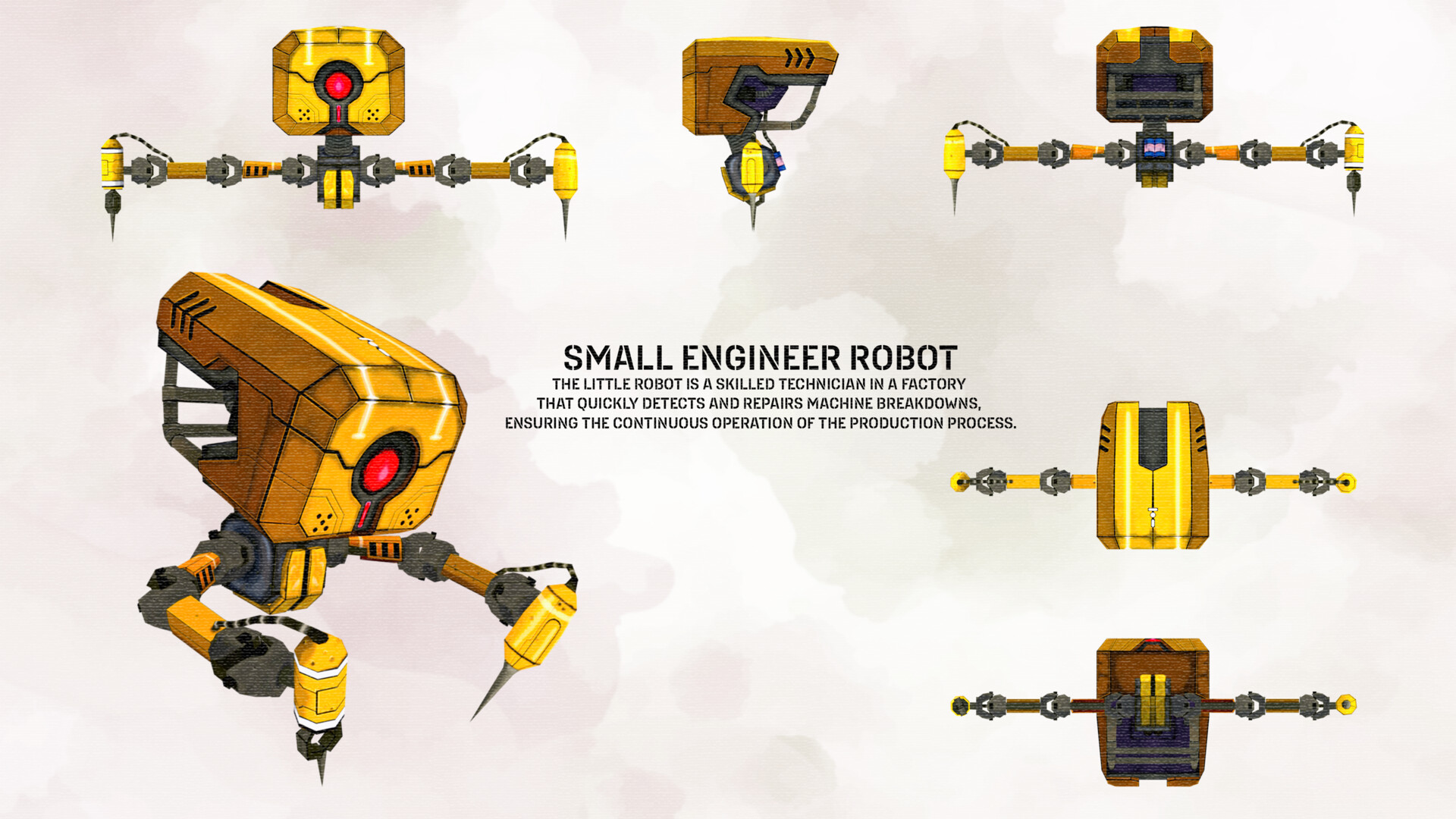 ArtStation - Small engineer-robot