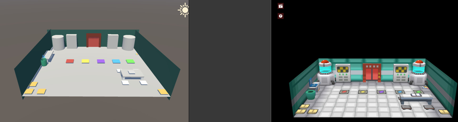 ArtStation - Maya Block-out practice, thumbnails and Final Level