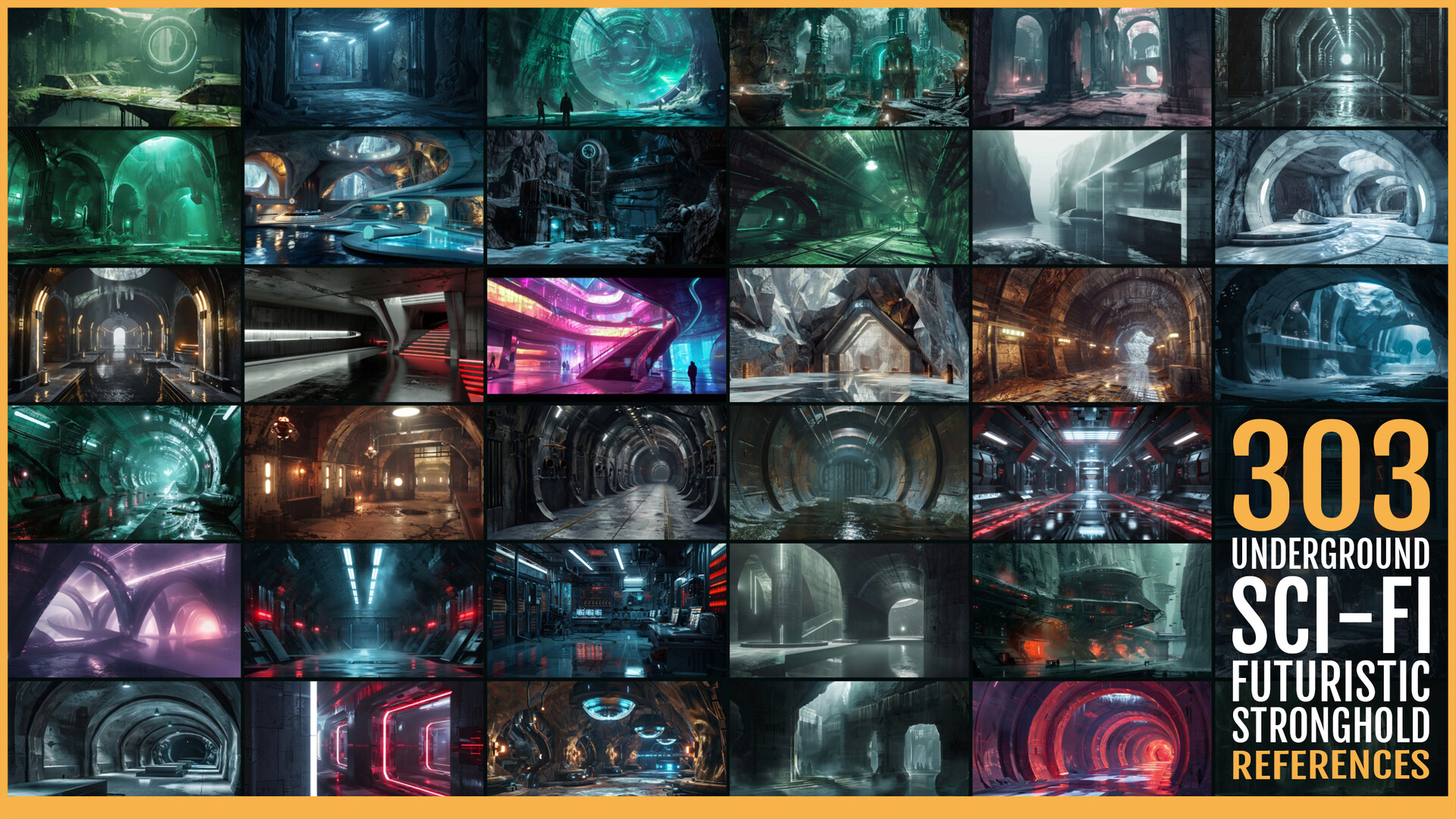 Artificial Dimension - 303 Underground Futuristic Stronghold