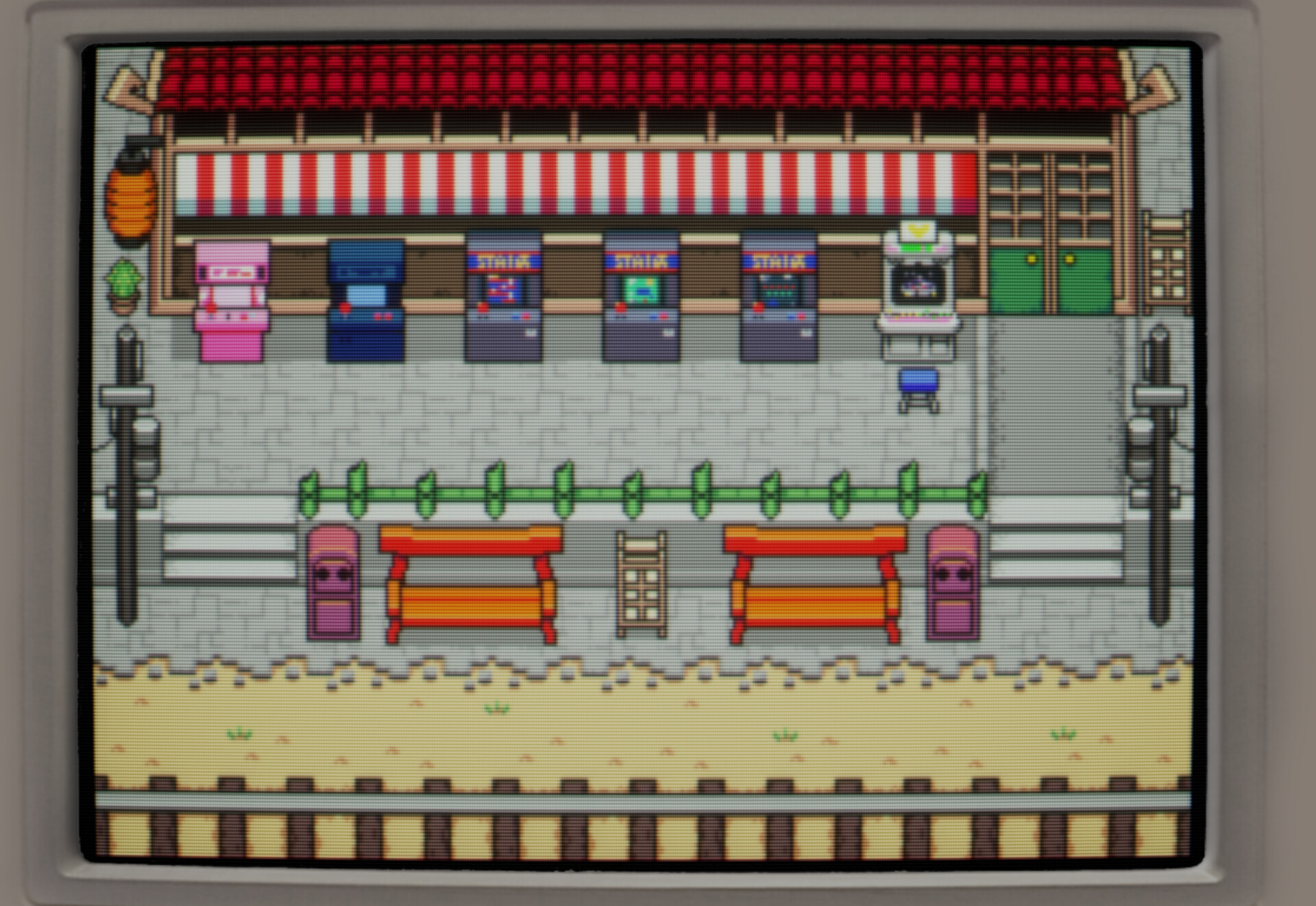 Mark Apilado - Undertale Yellow arcade mockup